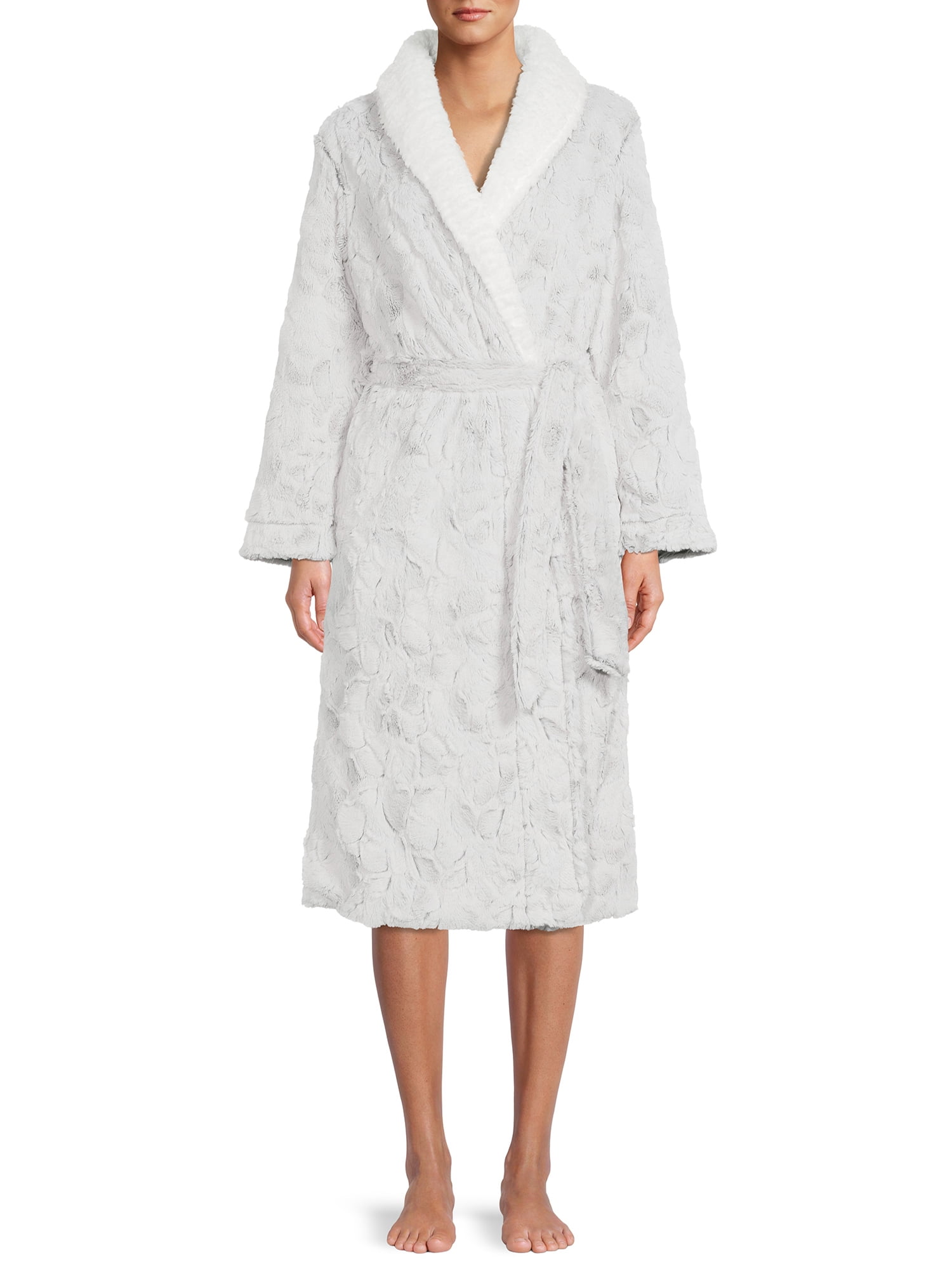 Secret Treasures Women’s and Women’s Plus Plush Robe - Walmart.com