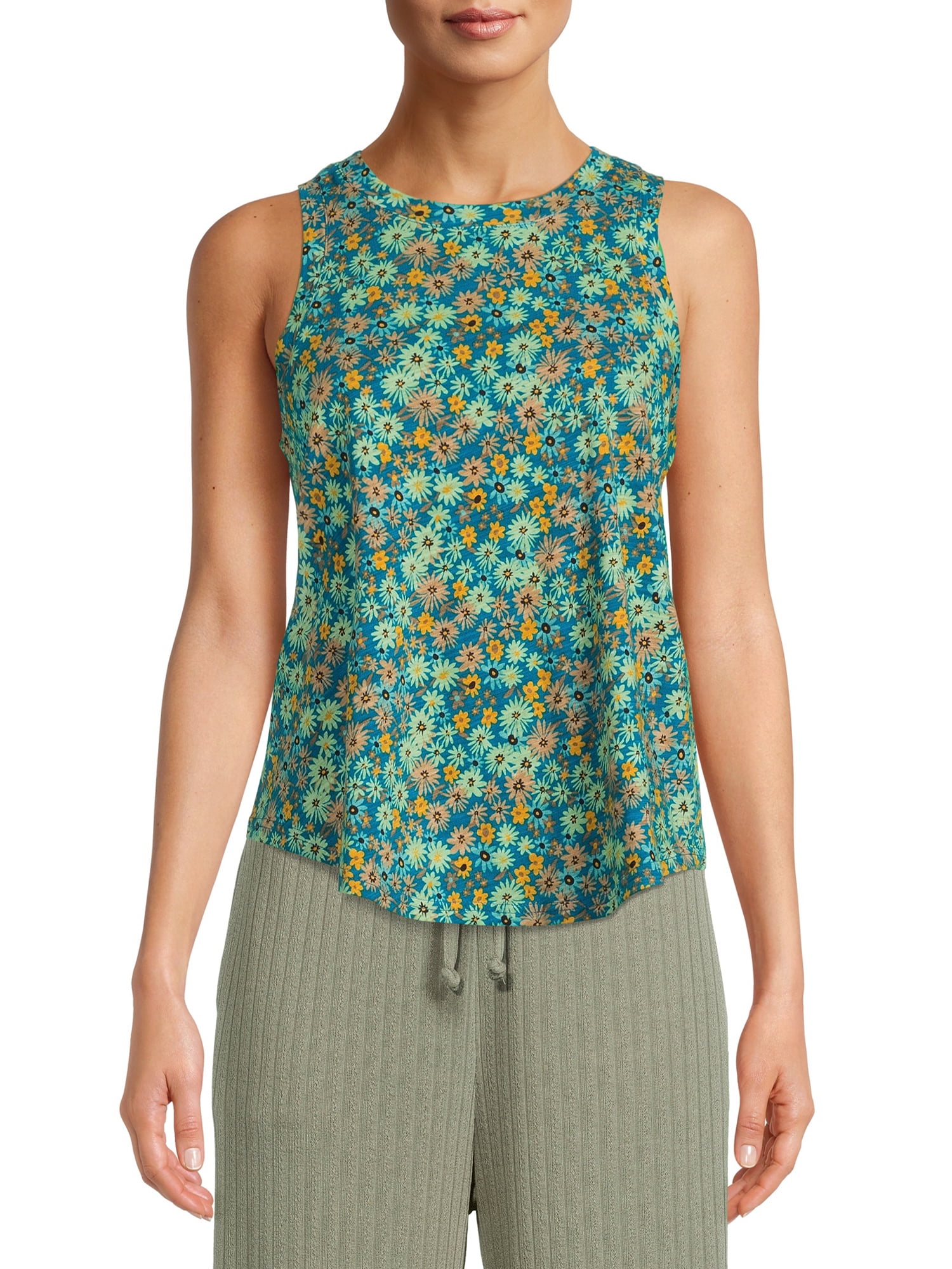 Secret Treasures Women's and Women's Plus Sleep Tank Top - Walmart.com