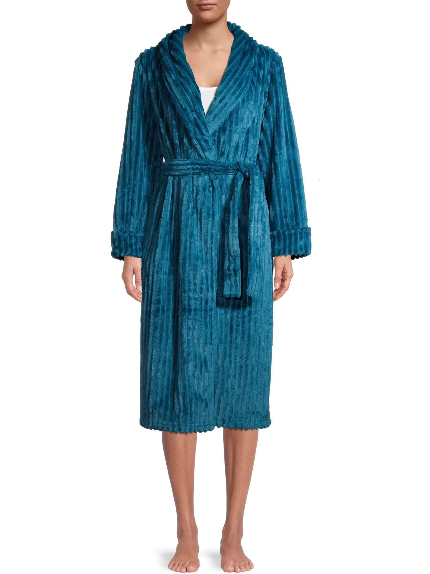 Secret Treasures Women's and Women’s Plus Superminky Robe - Walmart.com