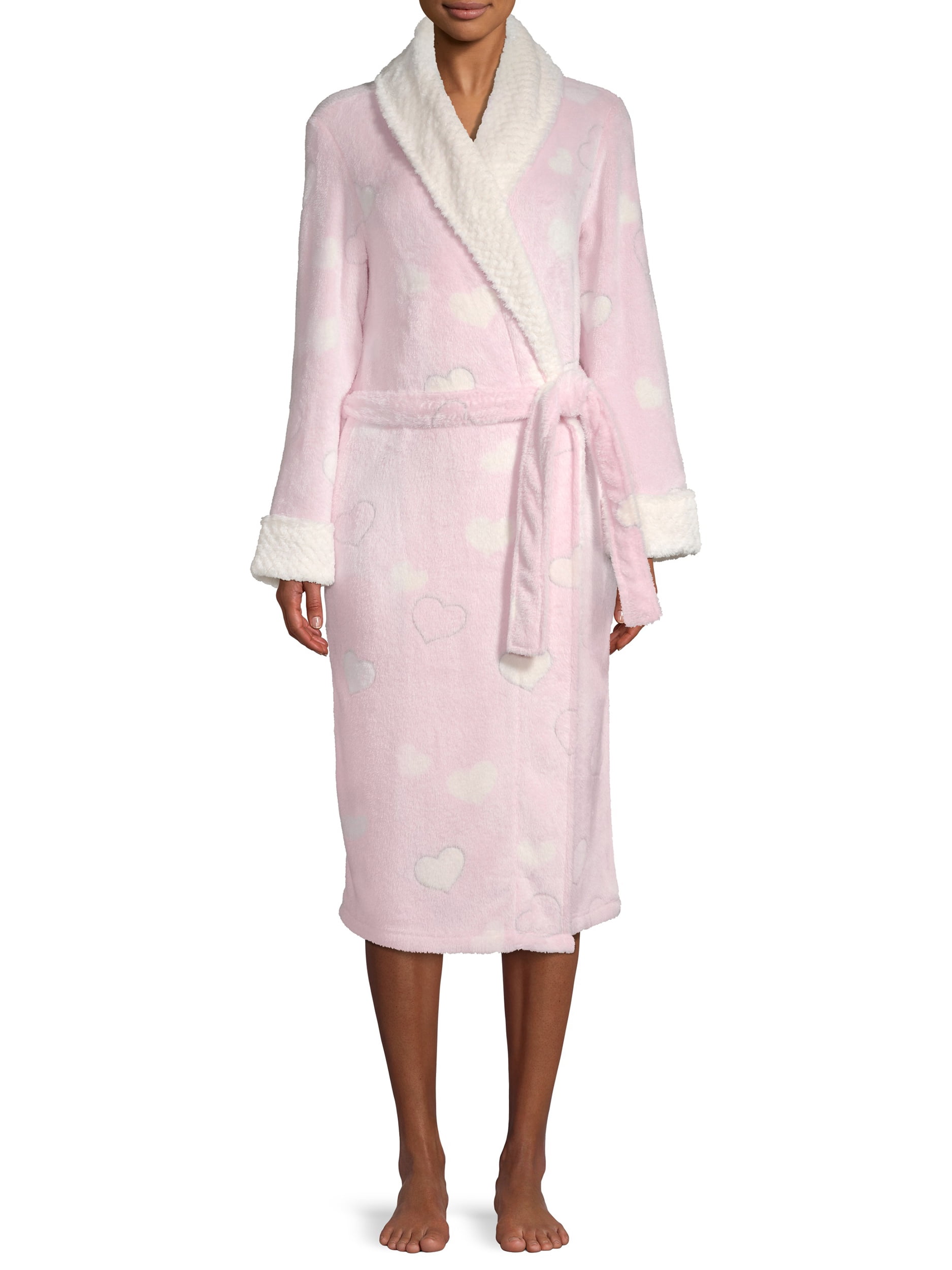 Secret Treasures Women's and Women's Plus Superminky Robe - Walmart.com