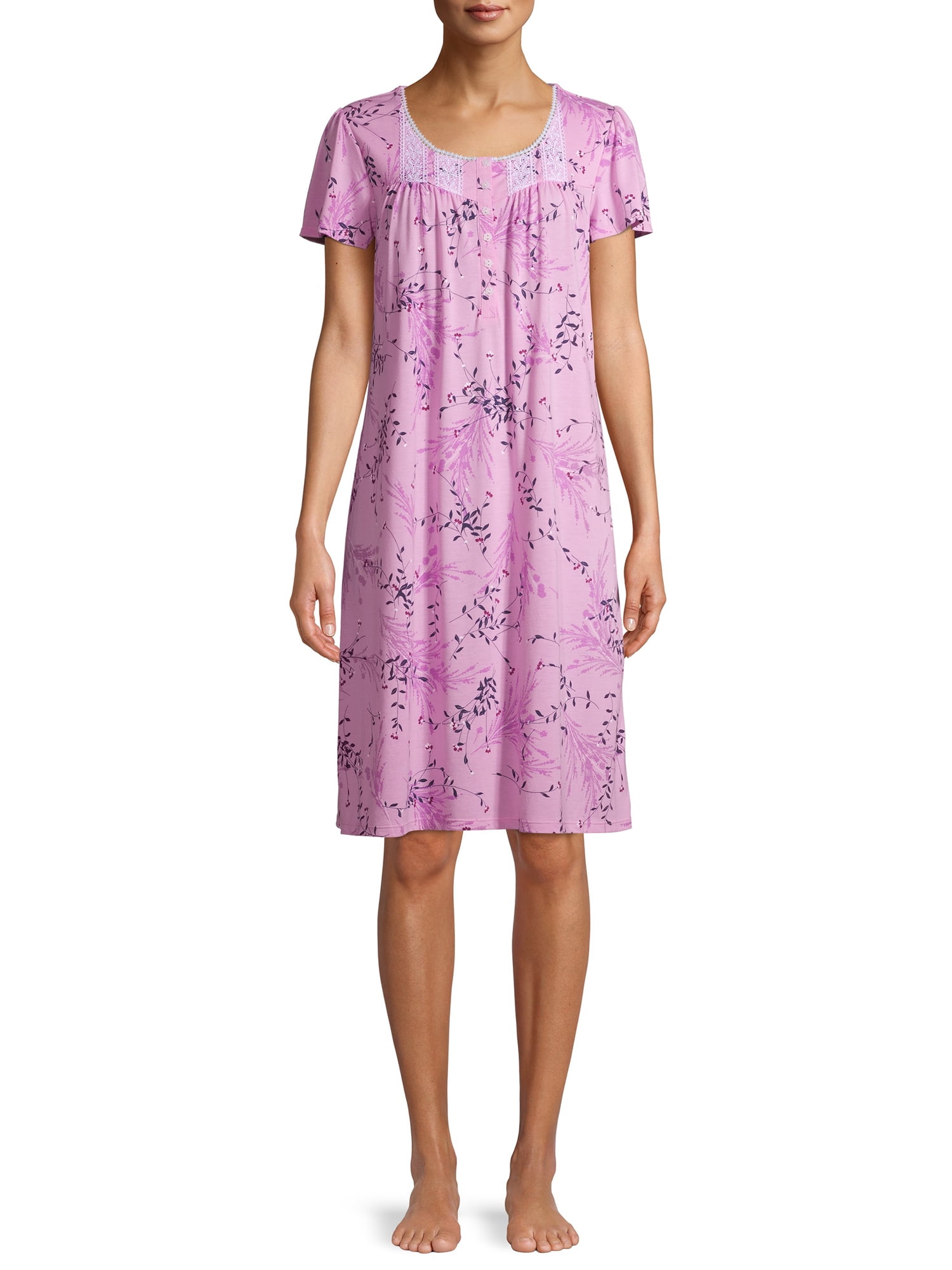 Secret Treasures Women's and Women's Plus Traditional Flutter Sleeve ...