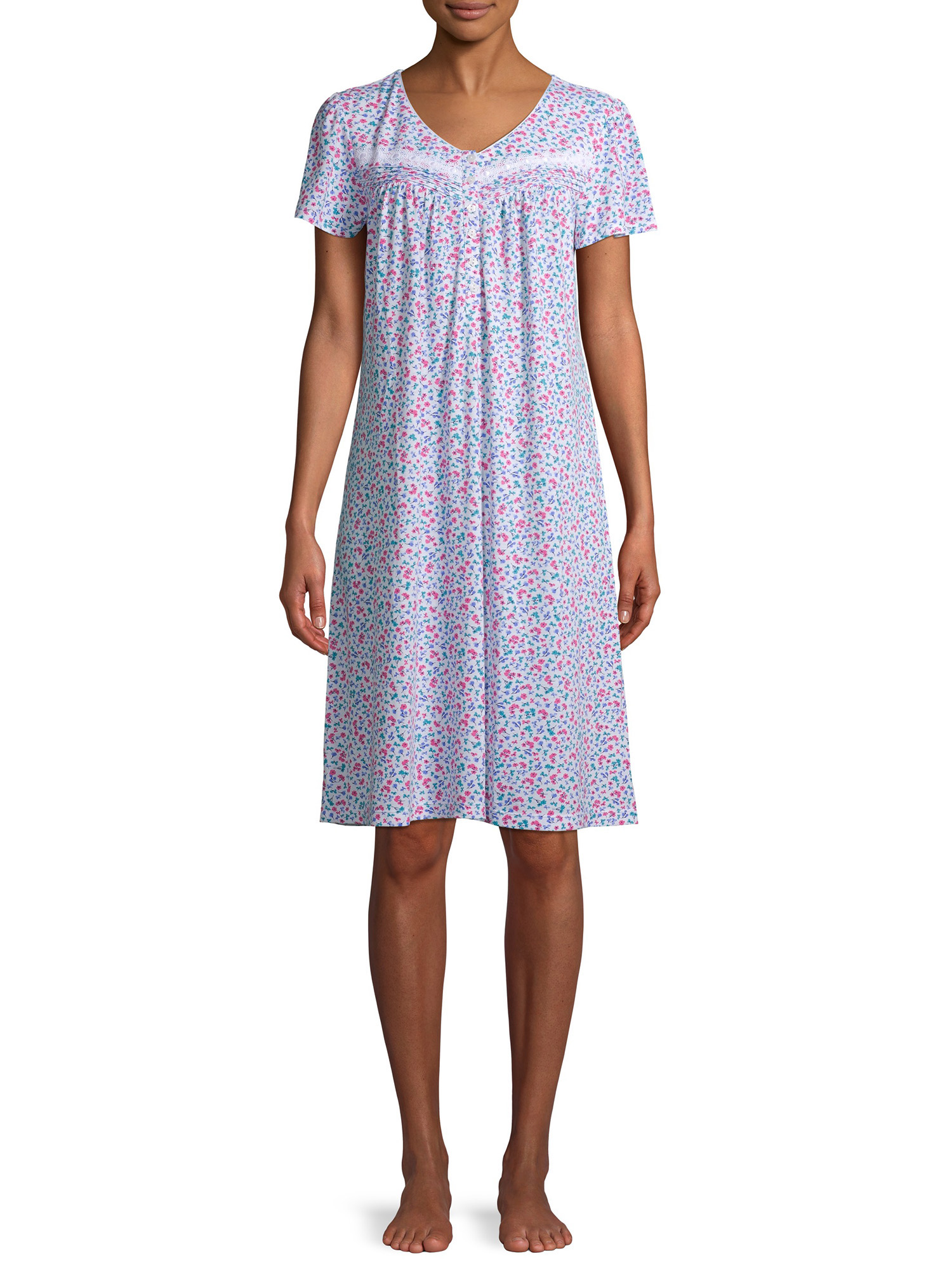 Secret Treasures Women's and Women's Plus Traditional Flutter Sleeve ...