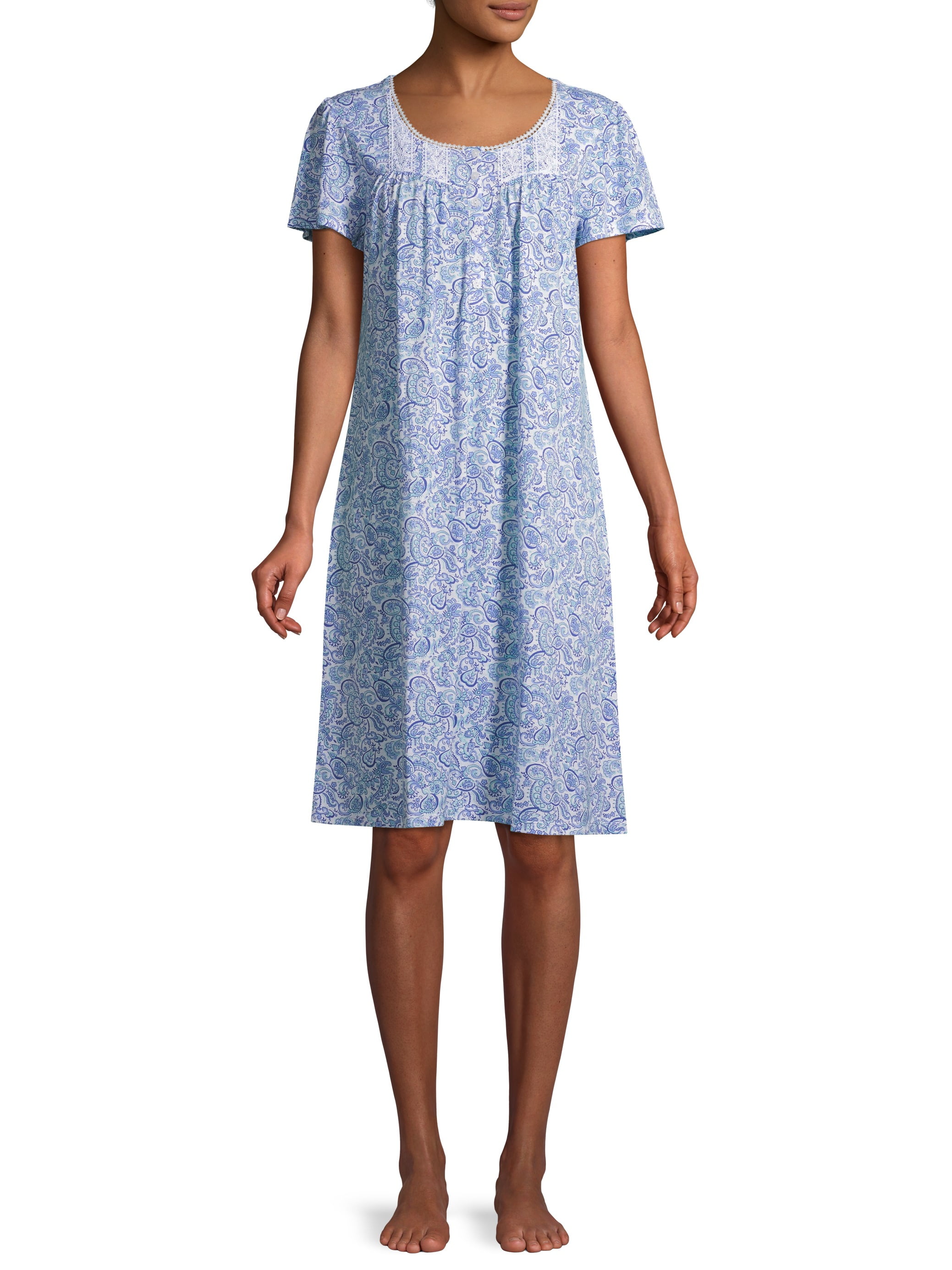 Secret Treasures Women's and Women's Plus Traditional Flutter Sleeve ...