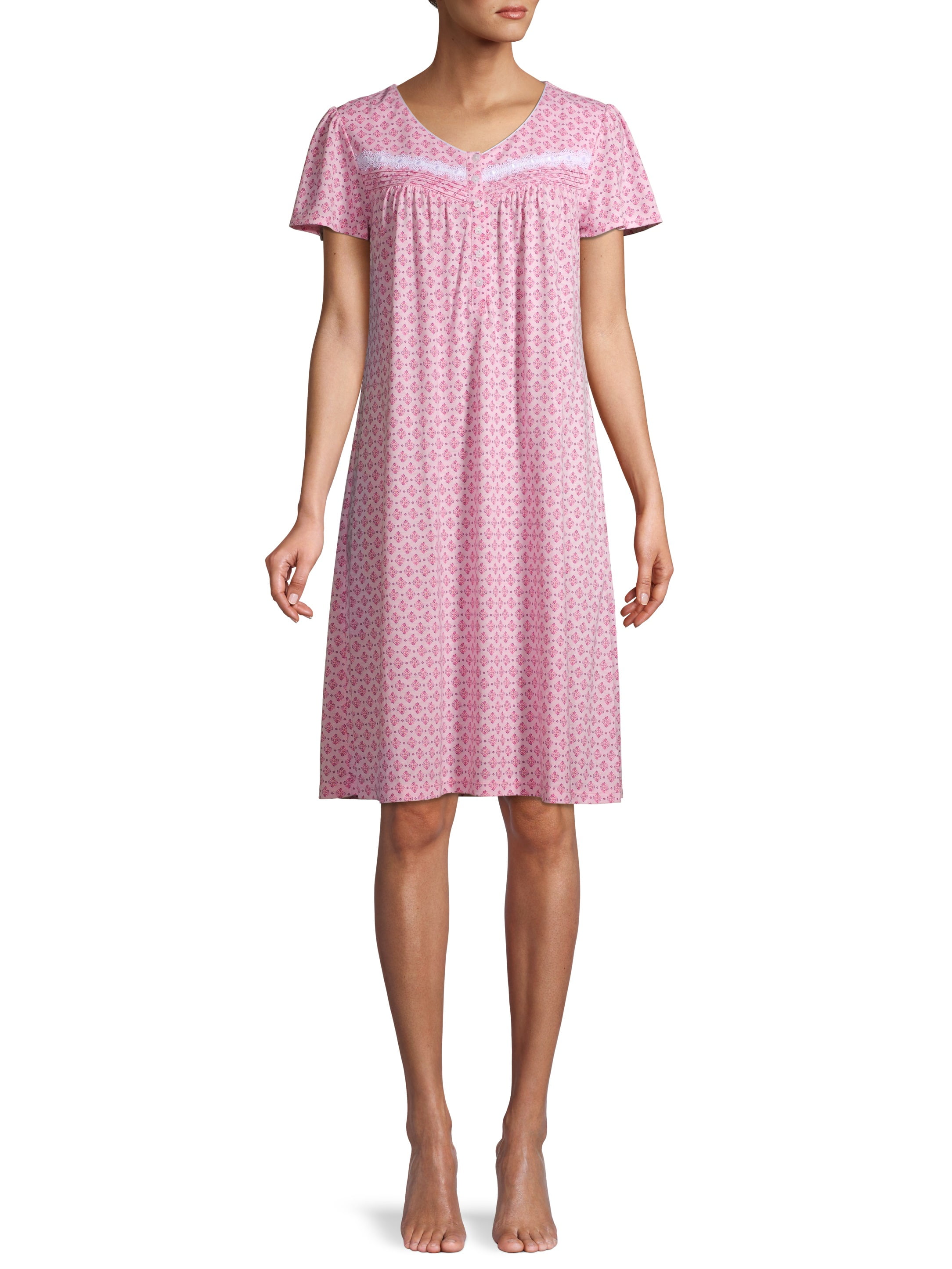 Secret Treasures Women's and Women's Plus Traditional Flutter Sleeve ...