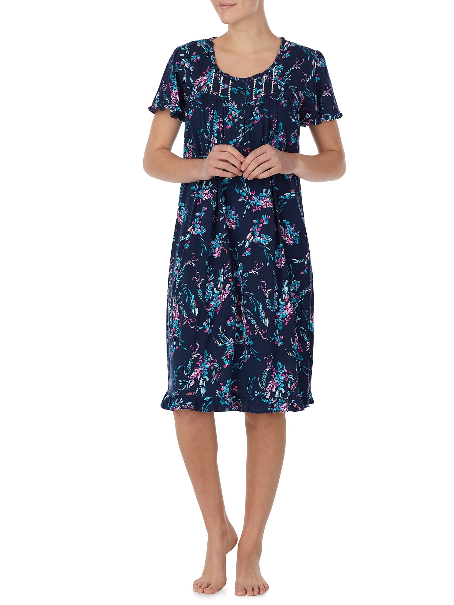 Secret Treasures Women's and Women's Plus Traditional Flutter Sleeve ...