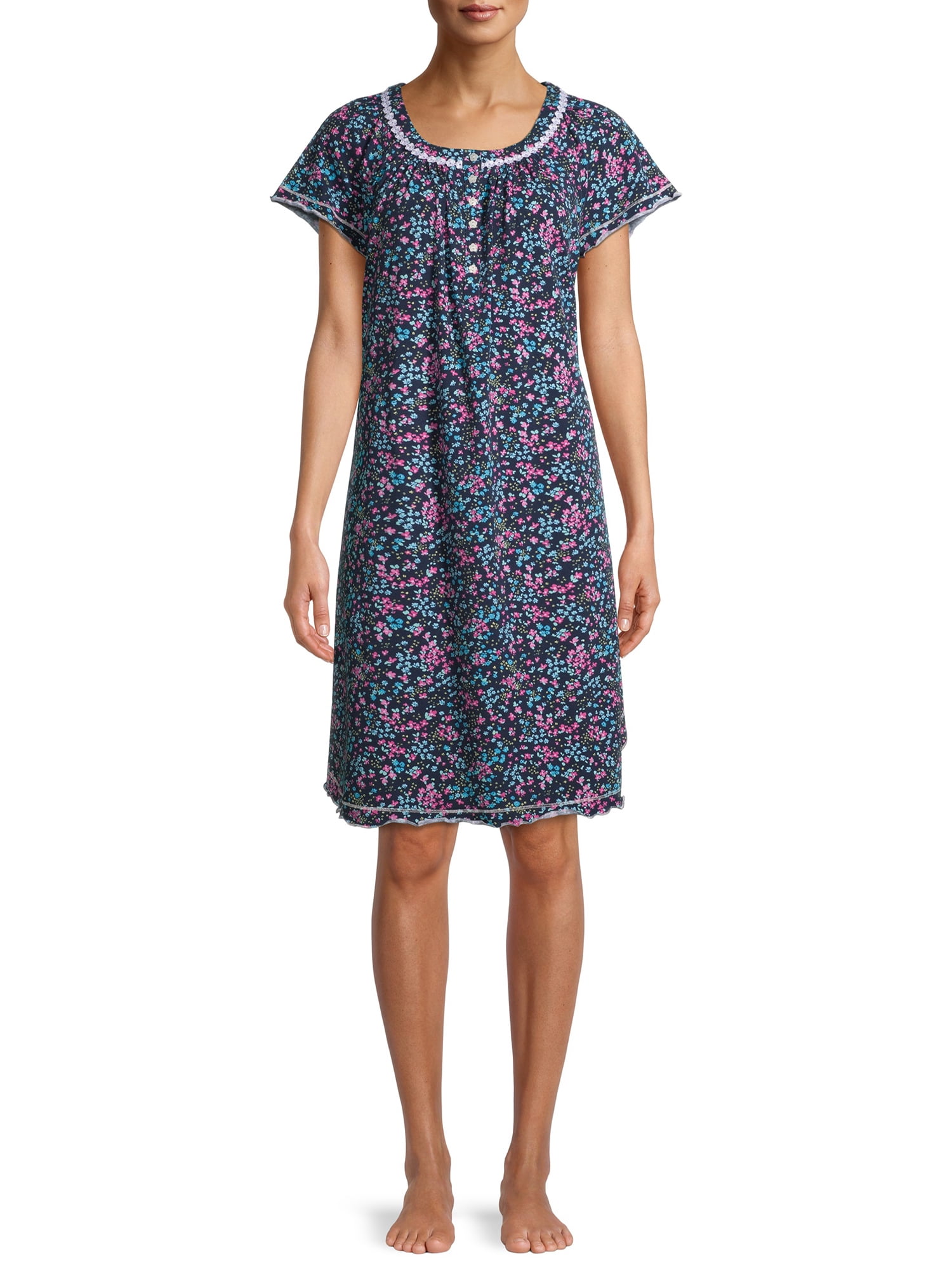 Secret Treasures Women's and Women's Plus Traditional Flutter Sleeve ...