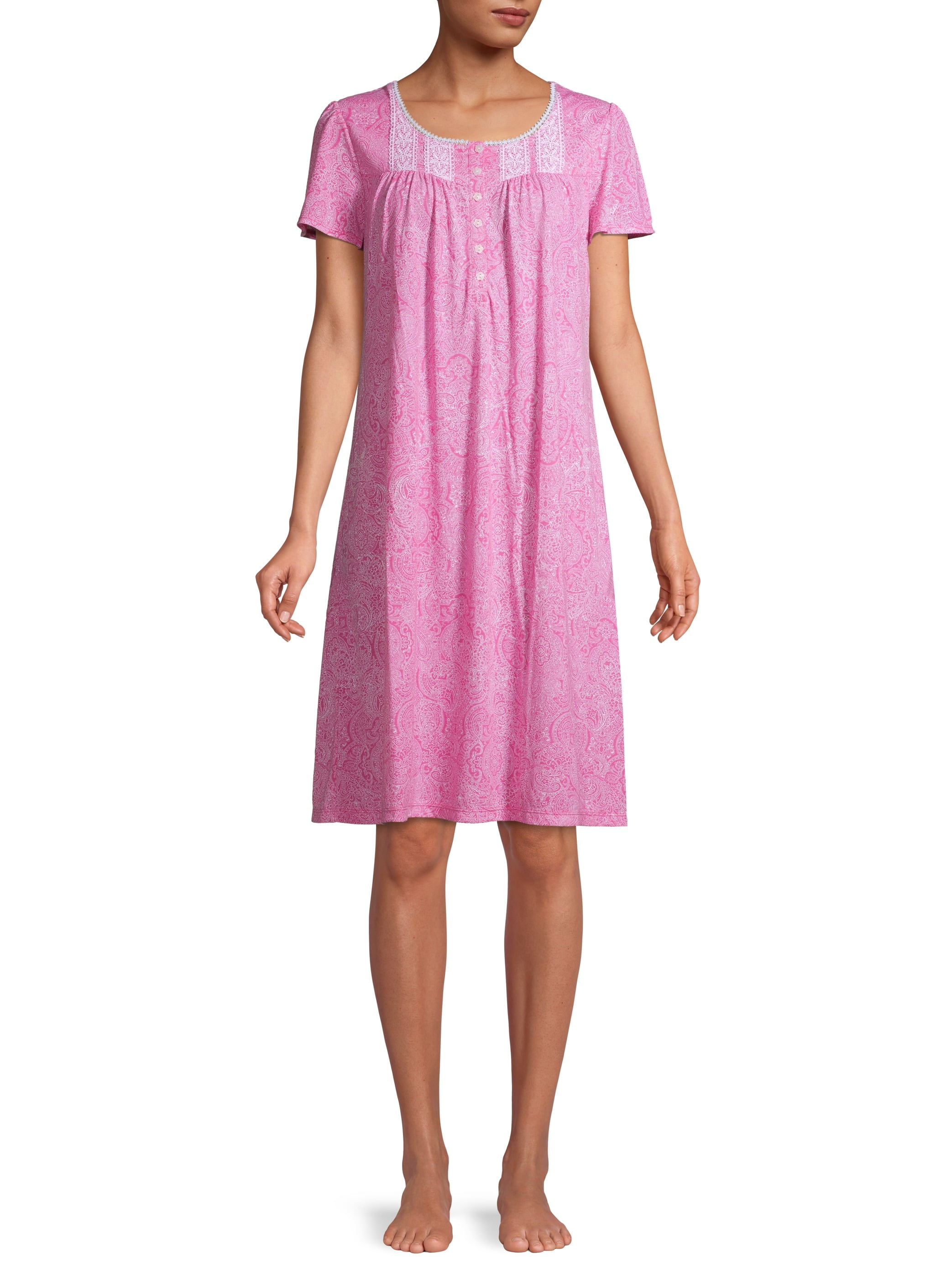 Secret Treasures Women's and Women's Plus Traditional Flutter Sleeve ...