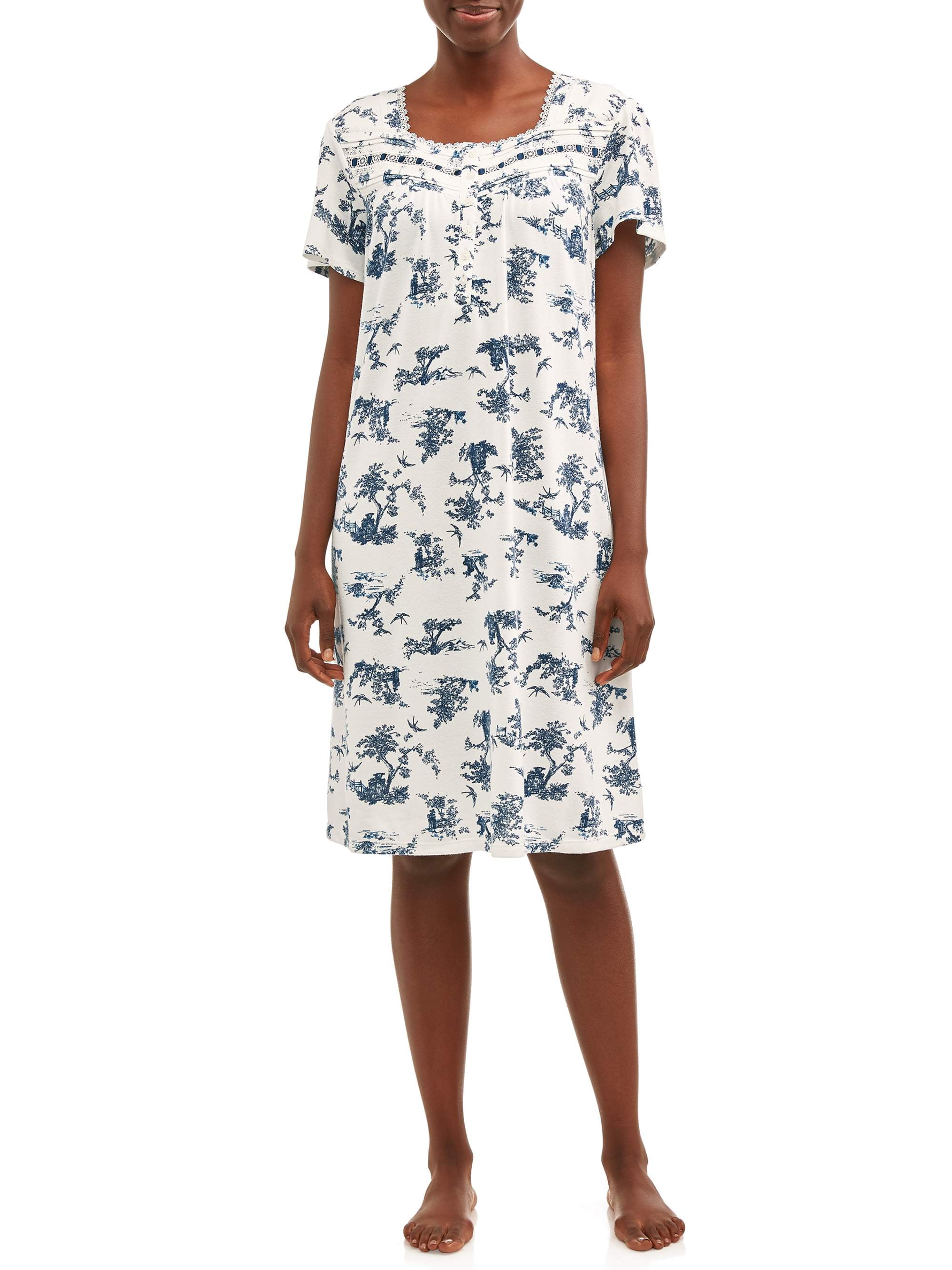 Secret Treasures Women's and Women's Plus Traditional Flutter Sleeve ...