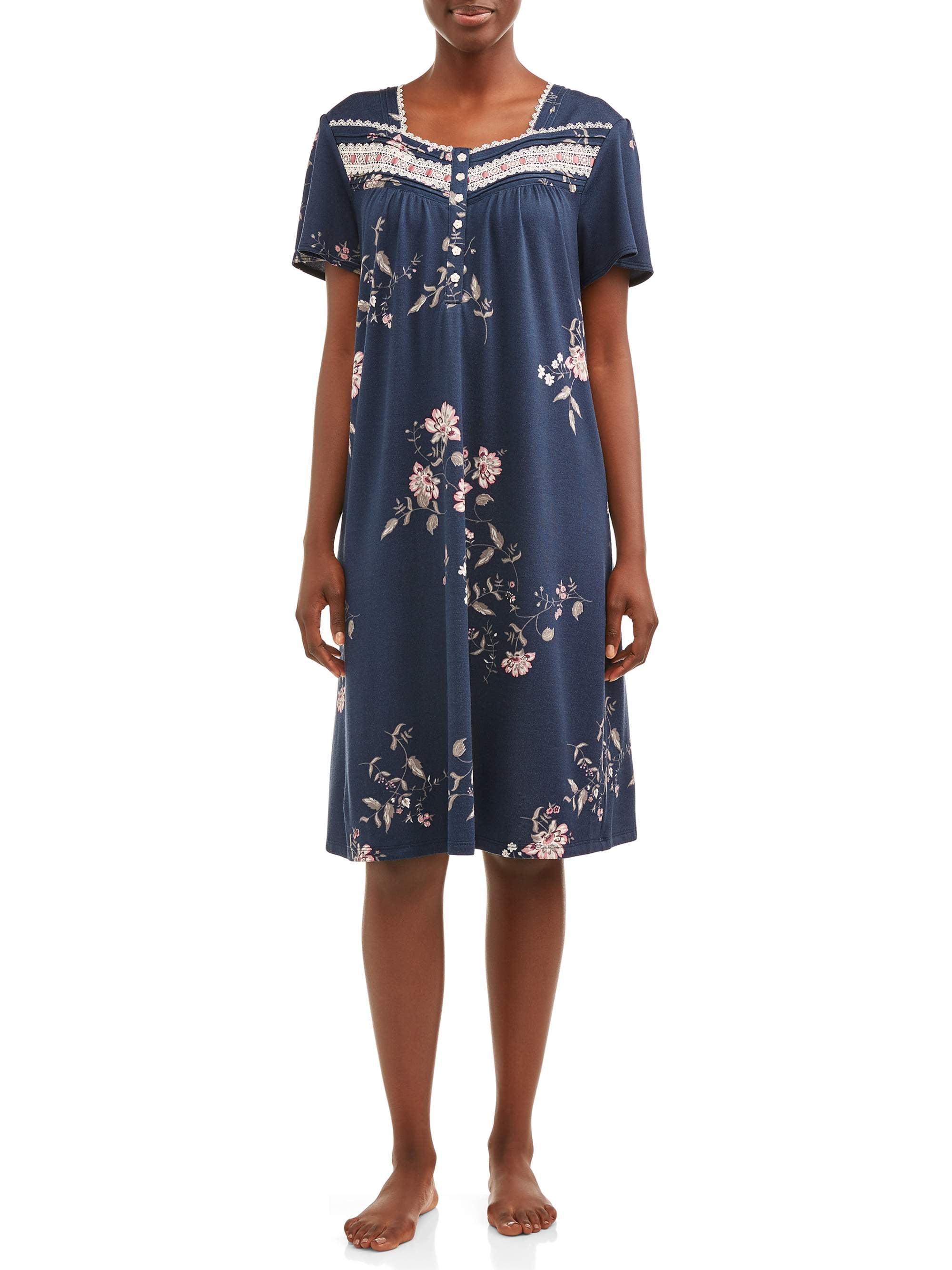 Secret Treasures Women's and Women's Plus Traditional Flutter Sleeve ...