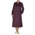 Secret Treasures Women's and Women's Plus Traditional Plush Zip Robe ...
