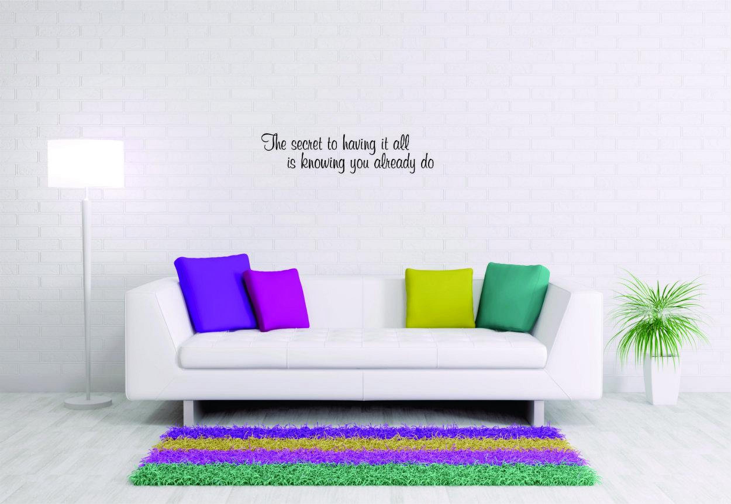 The Secret To Having It All Is Vinyl Wall Decal for Home - Knowing You ...