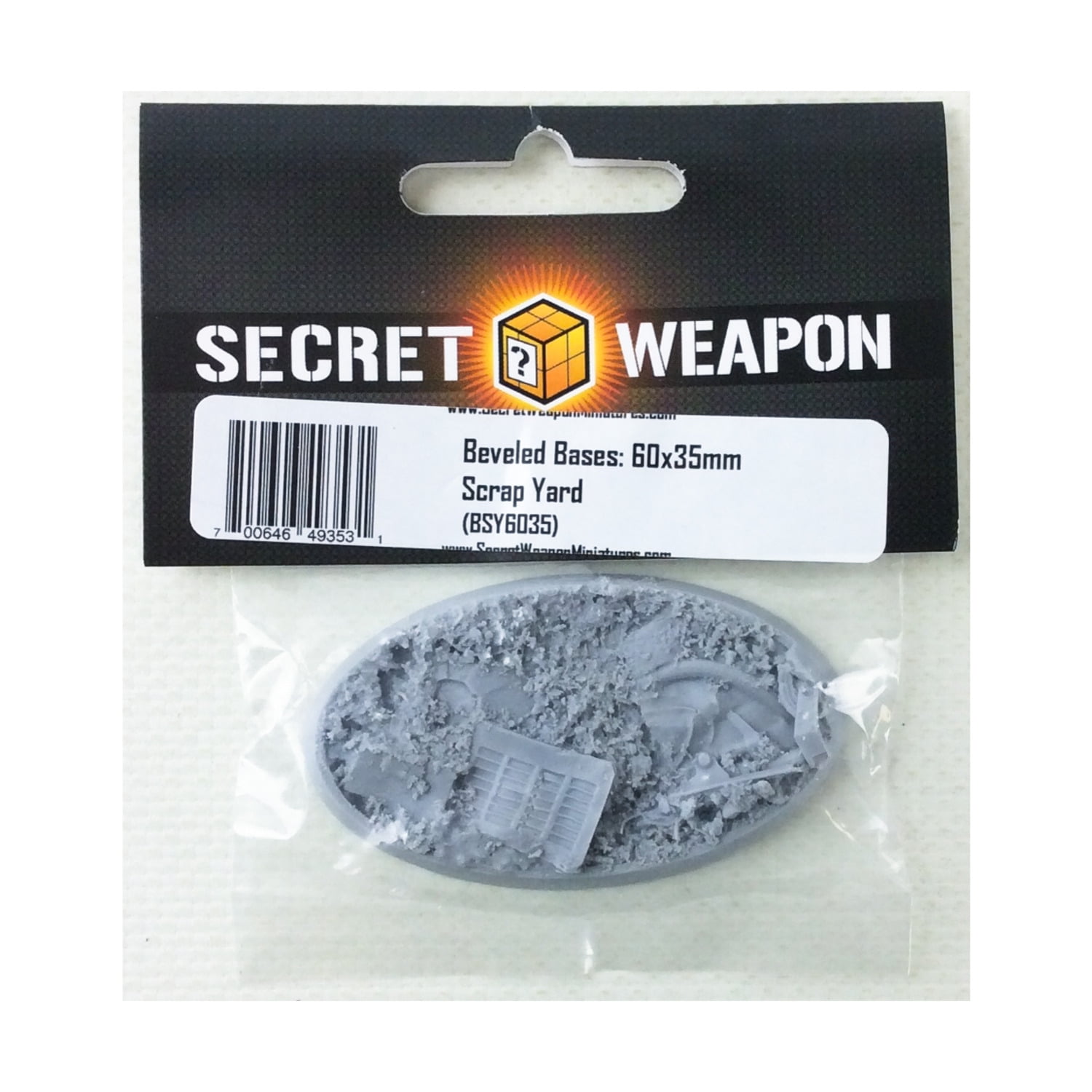 Secret Weapon Miniatures 30x65mm Beveled Base - Scrap Yard New ...