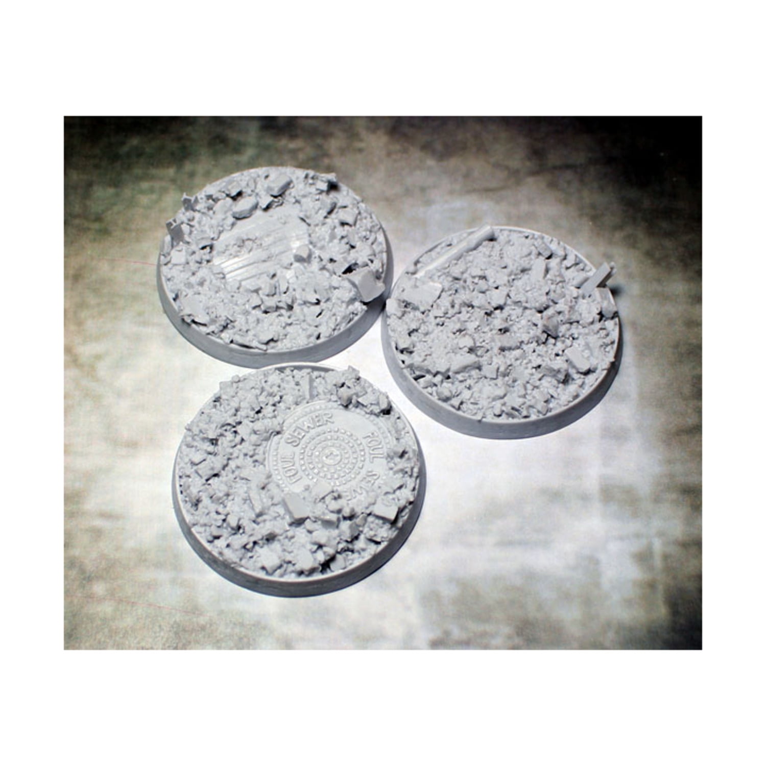 Secret Weapon Miniatures 50mm Beveled Bases Urban Rubble New - Walmart.com