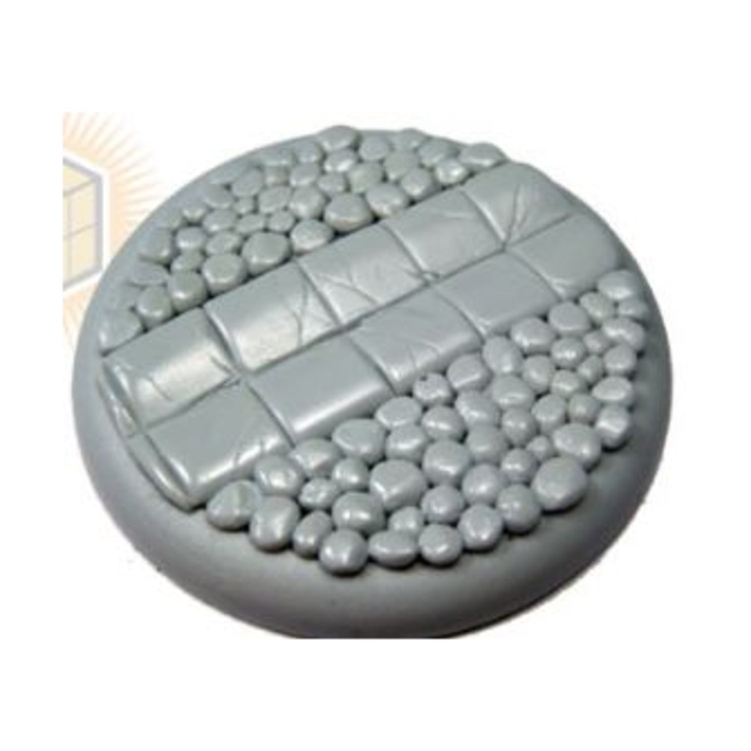 Secret Weapon Miniatures 50mm Round Lip Base #2 - Cobblestone New ...