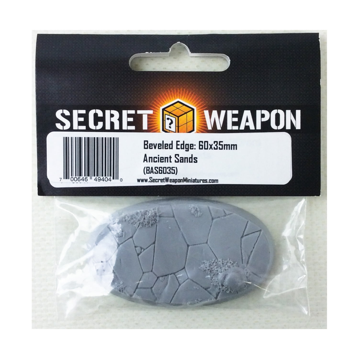 Secret Weapon Miniatures 60x35mm Beveled Base - Ancient Sands New ...