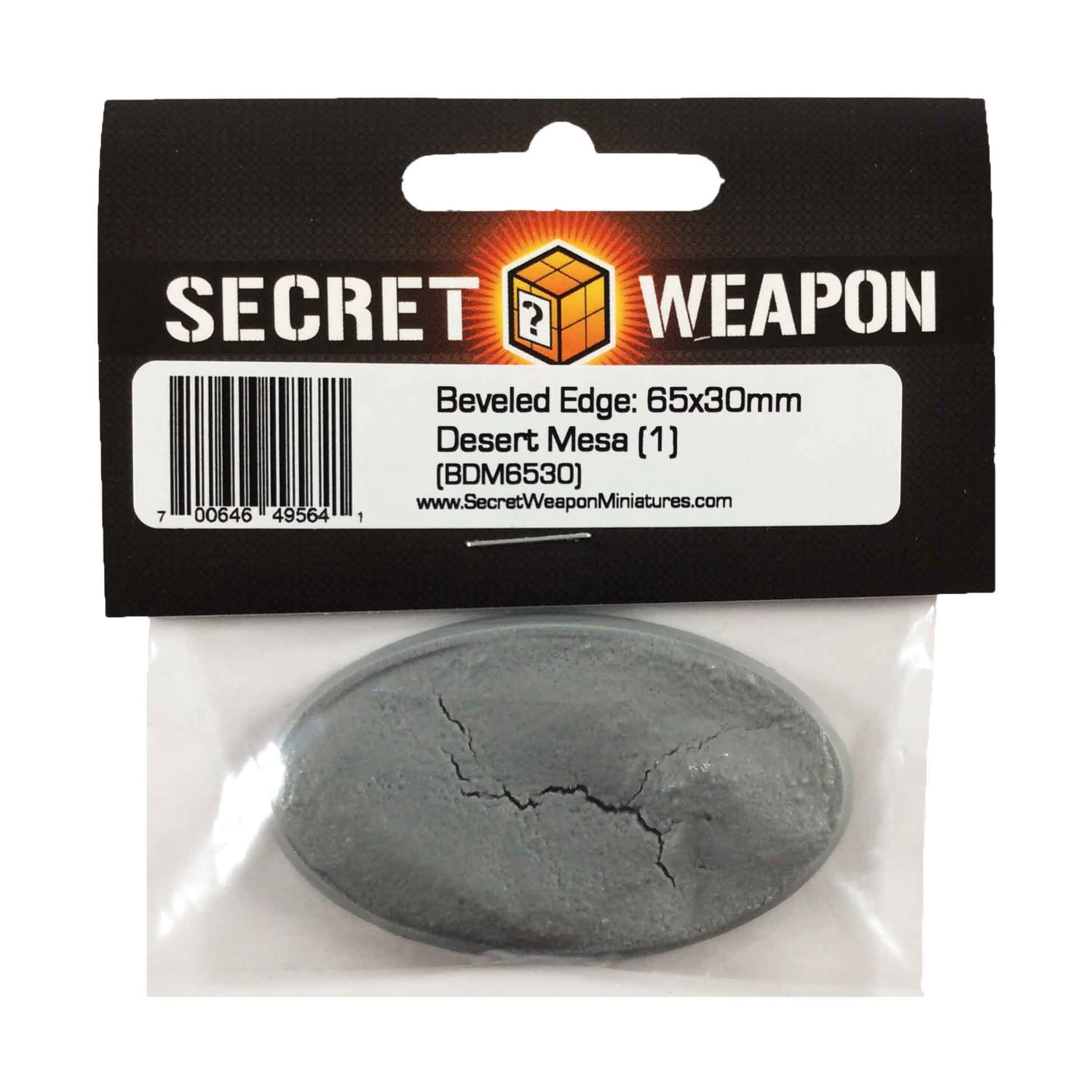Secret Weapon Miniatures 65x30mm Beveled Base - Desert Mesa New ...