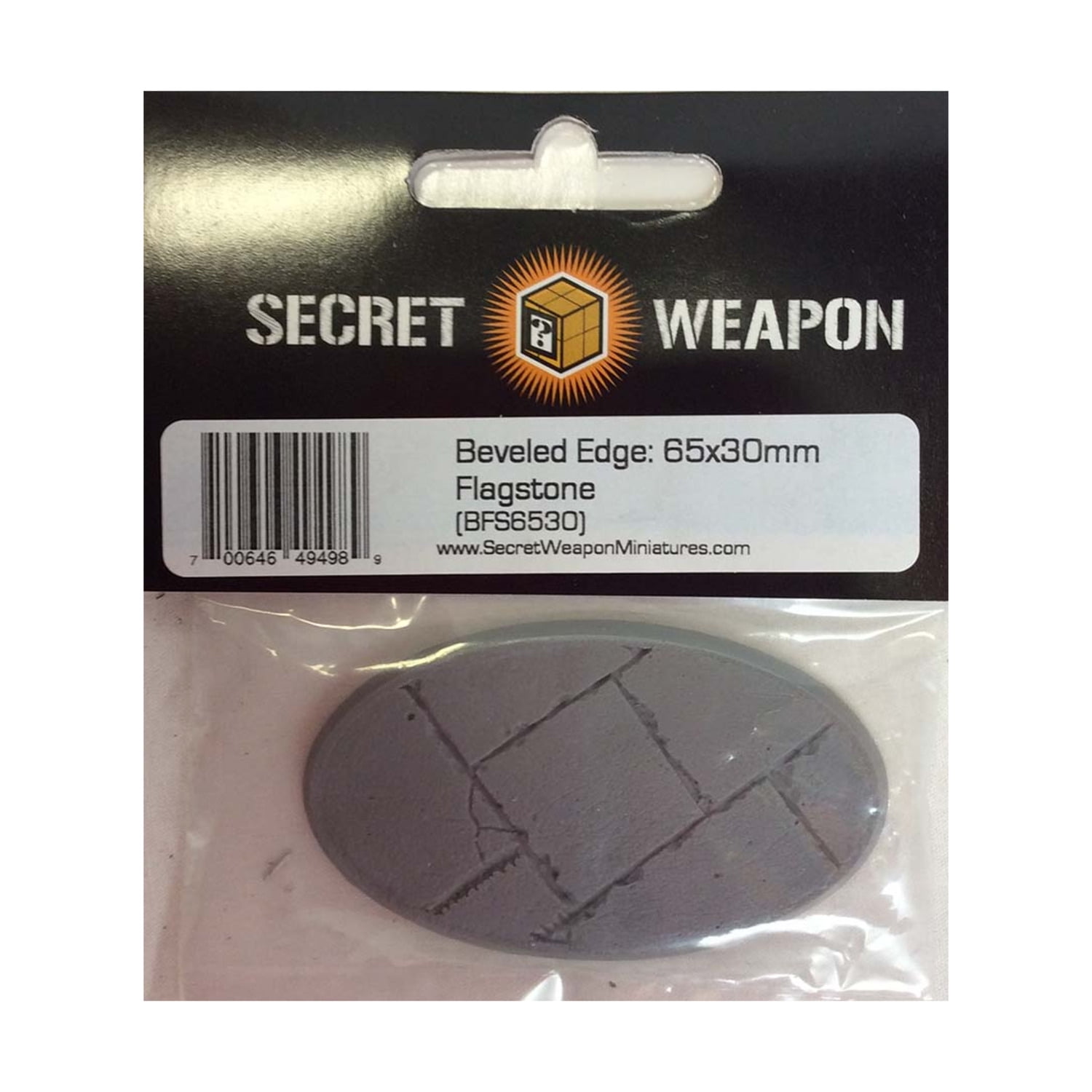 Secret Weapon Miniatures 65x30mm Beveled Base - Flagstone New - Walmart.com