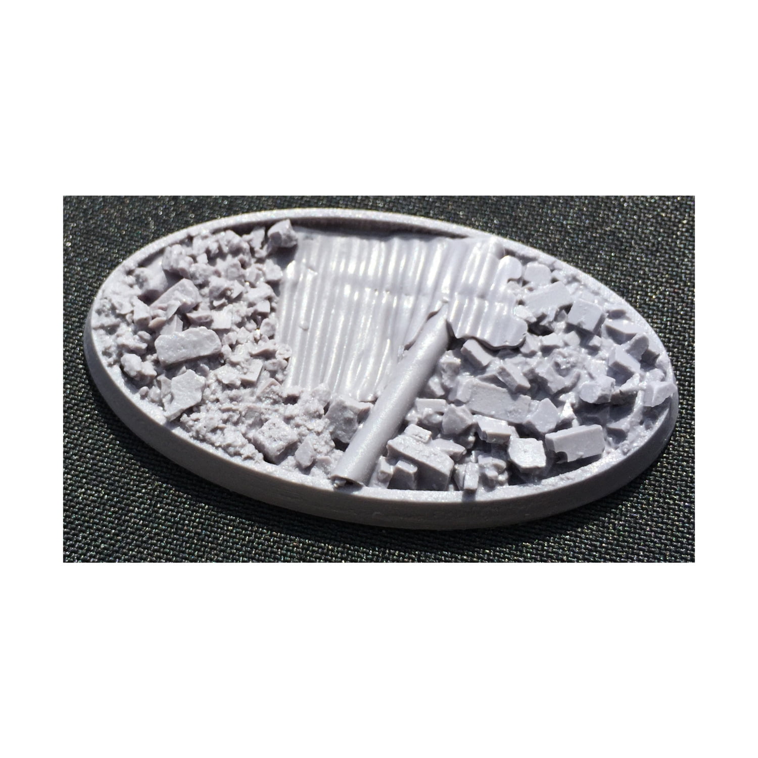 Secret Weapon Miniatures 65x30mm Beveled Base - Urban Rubble New ...