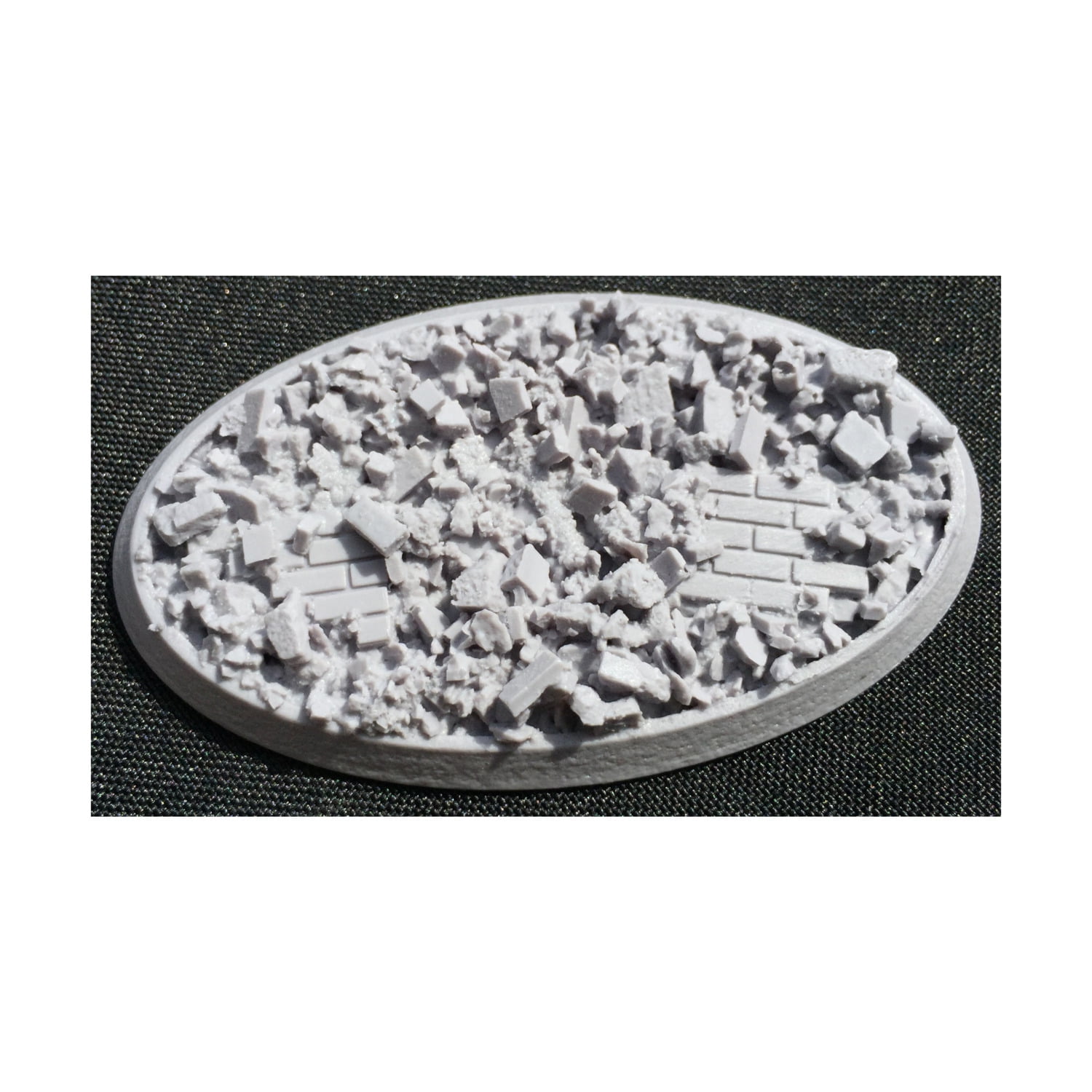 Secret Weapon Miniatures 75x40mm Beveled Base - Urban Rubble New ...