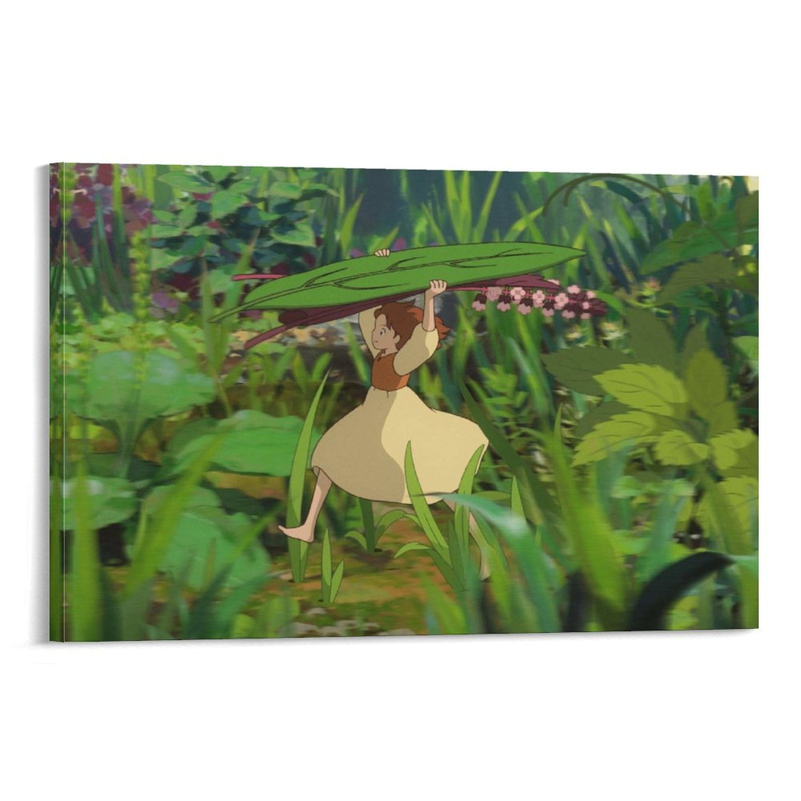 The Secret World of Arrietty Anime Poster Mountain Scenery Painting On ...