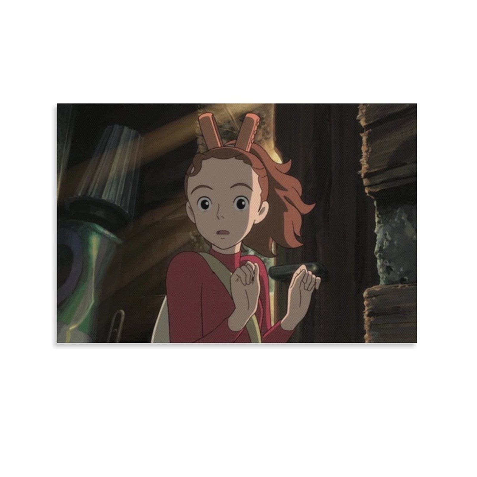 The Secret World of Arrietty Anime Poster Movie Canvas Poster Wall Art ...