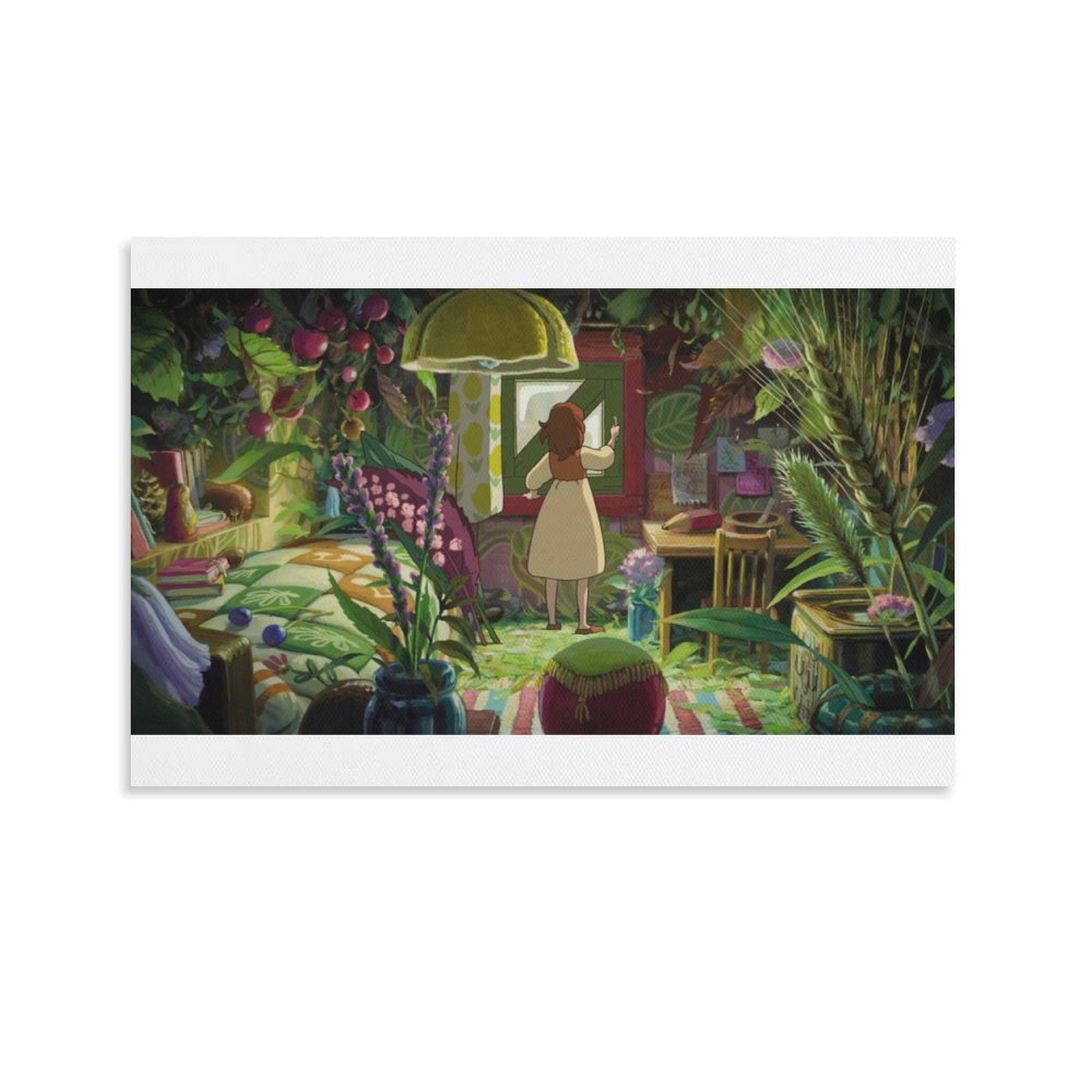 The Secret World of Arrietty Hot Anime Poster Painting On Canvas Wall ...