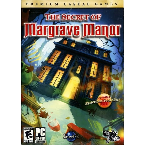 Secret of Margrave Manor PC CDRom Game - Replayable Mysterious Seek ...
