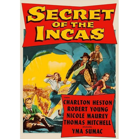 Secret of the Incas (DVD), KL Studio Classics, Action & Adventure - Walmart.com