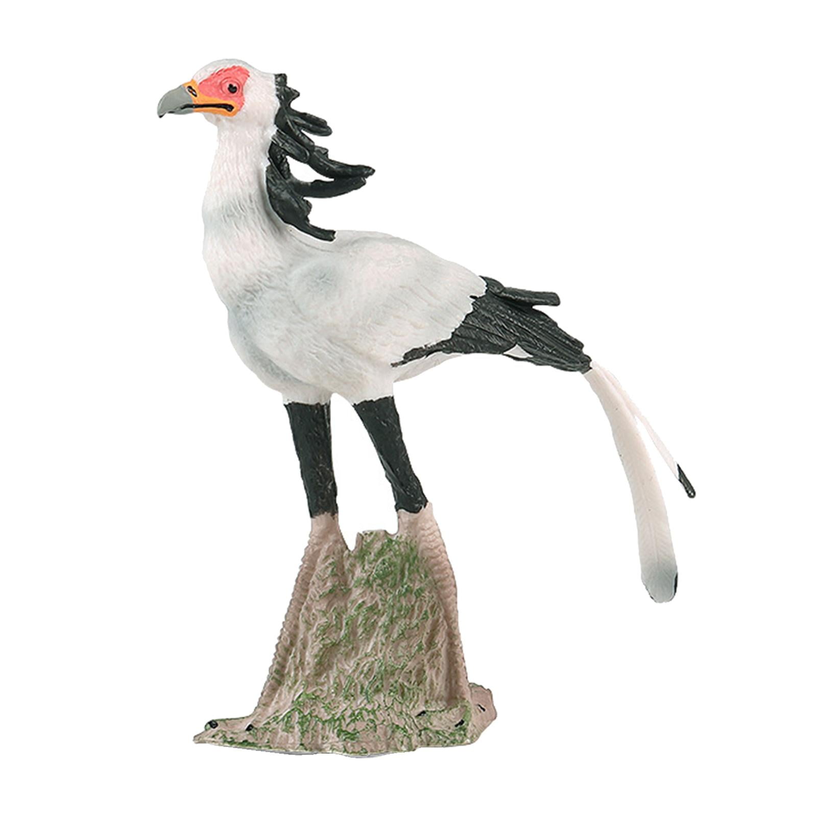 Secretary Bird Figures Figurines Animal Sculpture Statues for ...