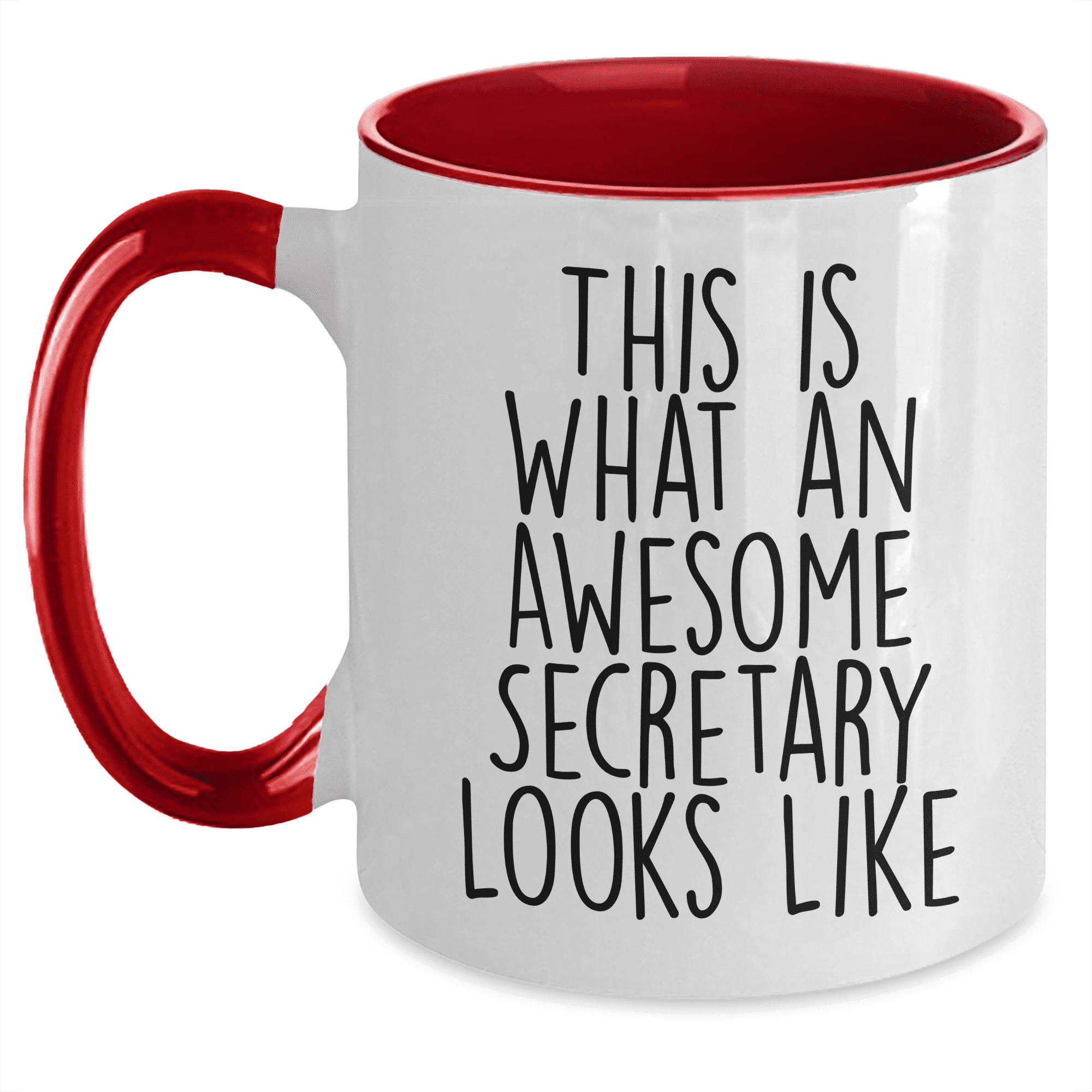 Secretary's Proud Funny Two Tone Coffee Mug Graduation Gift Ideas for ...