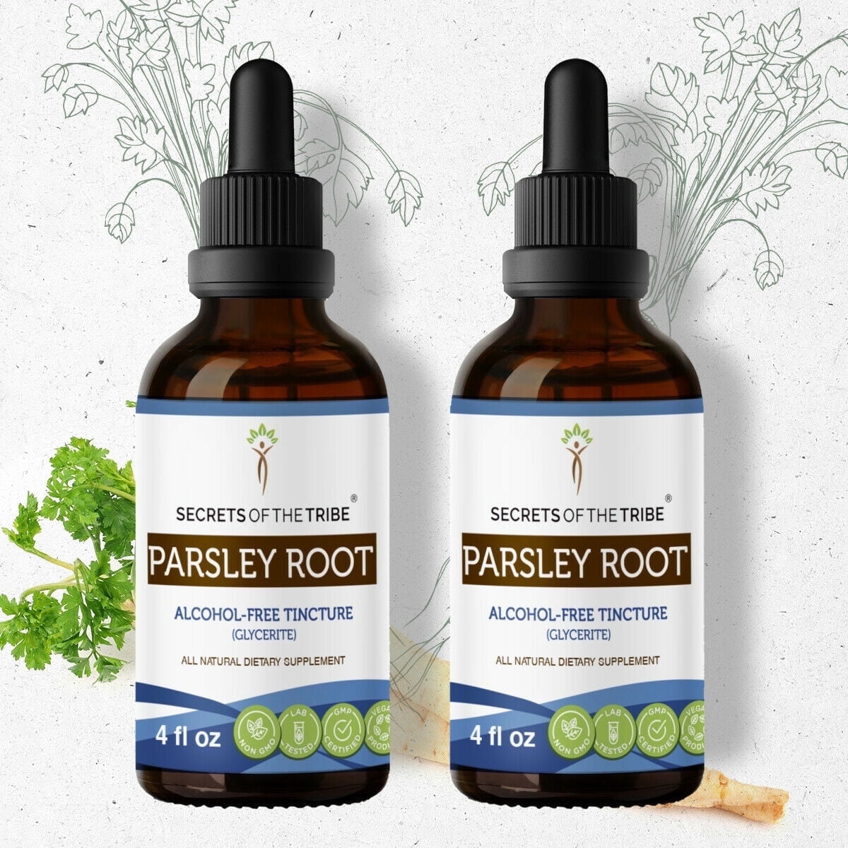 Parsley Root Tincture Alcohol-FREE Extract, Organic Parsley ...