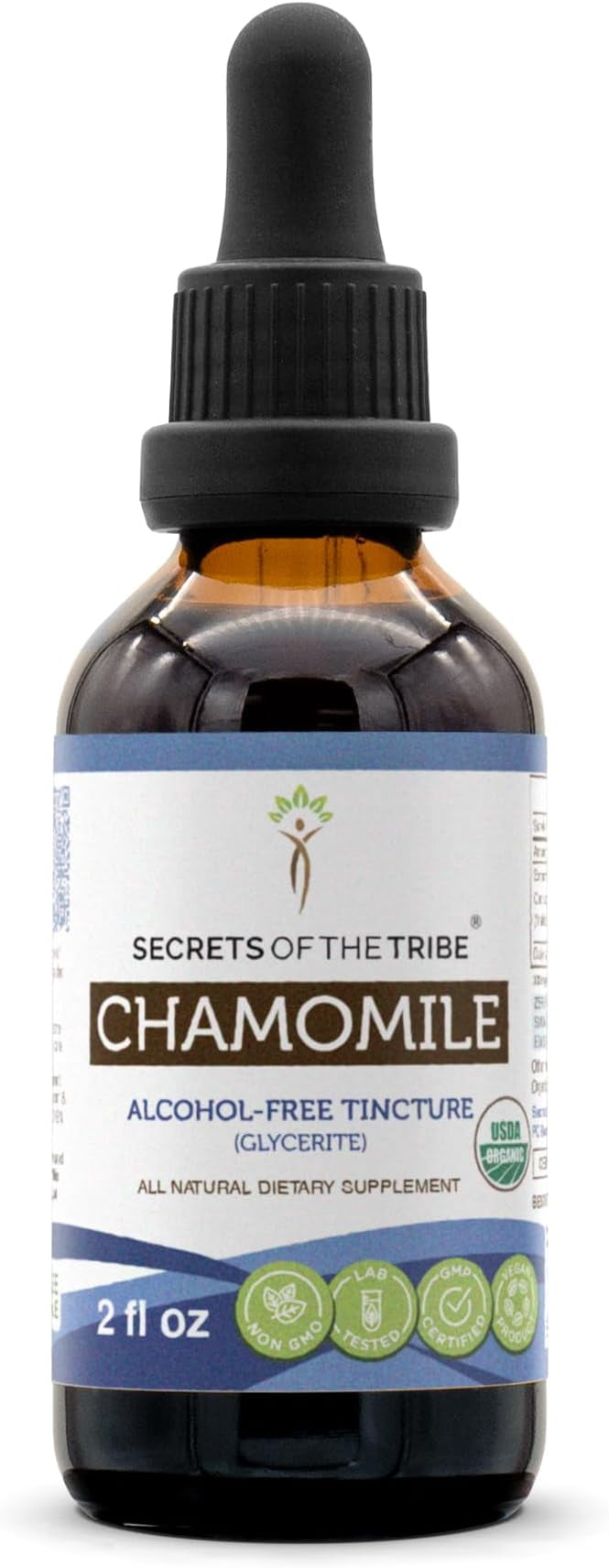 Secrets of the Tribe Chamomile Alcohol-Free Liquid Extract, Chamomile ...