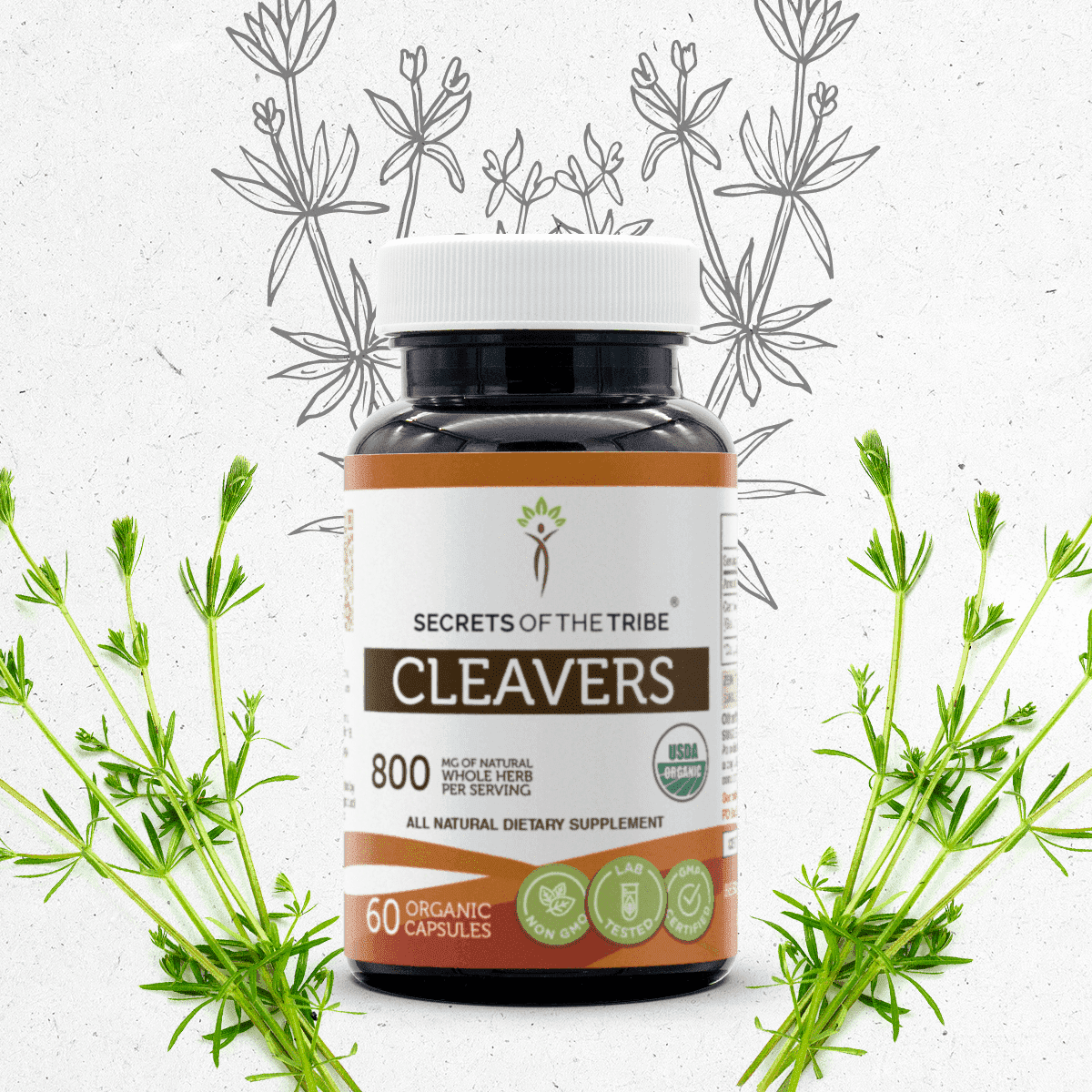 Secrets Of The Tribe Cleavers Organic Capsules Dietary Supplement ...