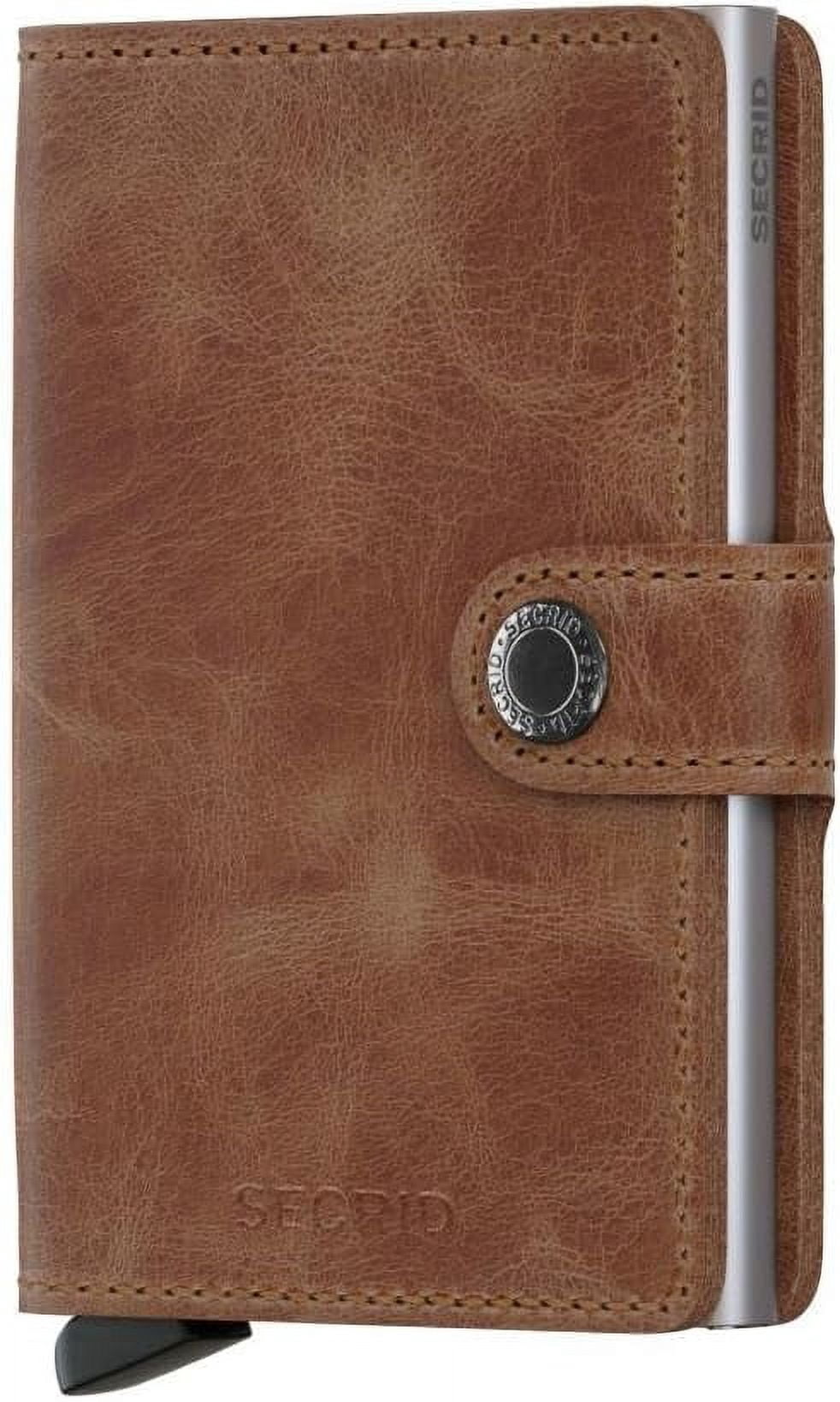 Secrid Men Mini Wallet Genuine Leather Vintage RFID Safe Card Case for ...