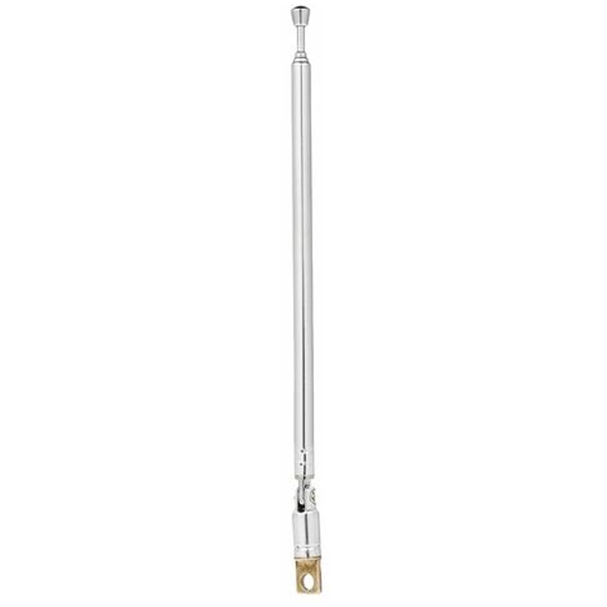 Section Telescopic Fm Radio Antenna 360° Rotating Chromed Copper ...