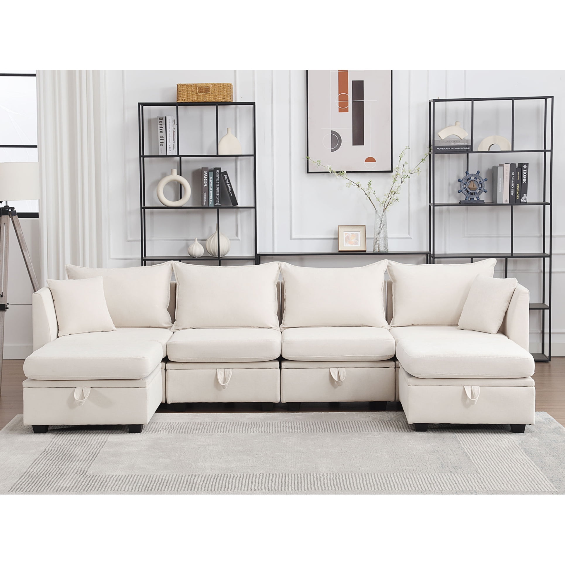 Sectional Couches for Living Room, Convertible Sectional Sofa Couch ...