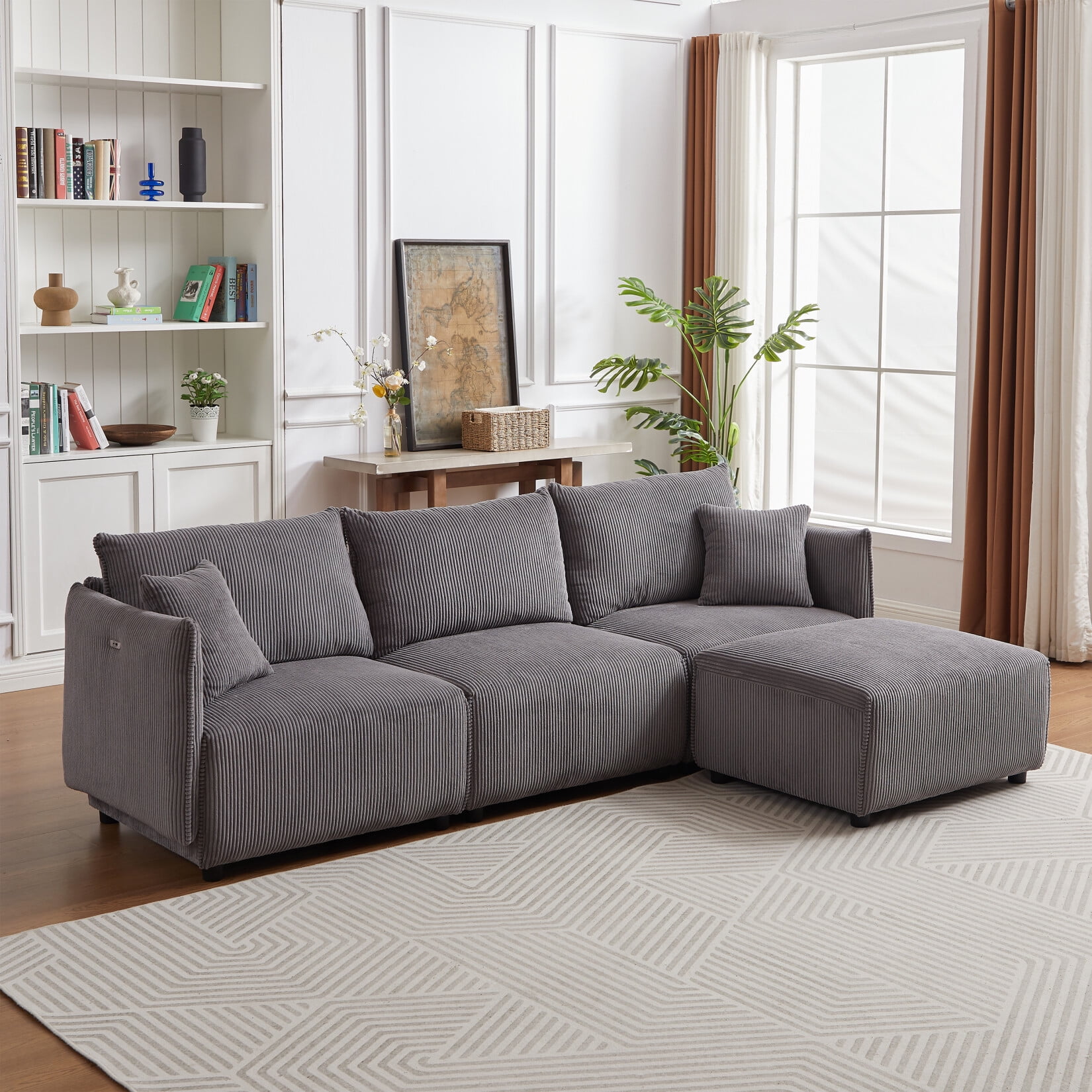 Sectional Couches for Living Room, Convertible Sectional Sofa Couch L ...