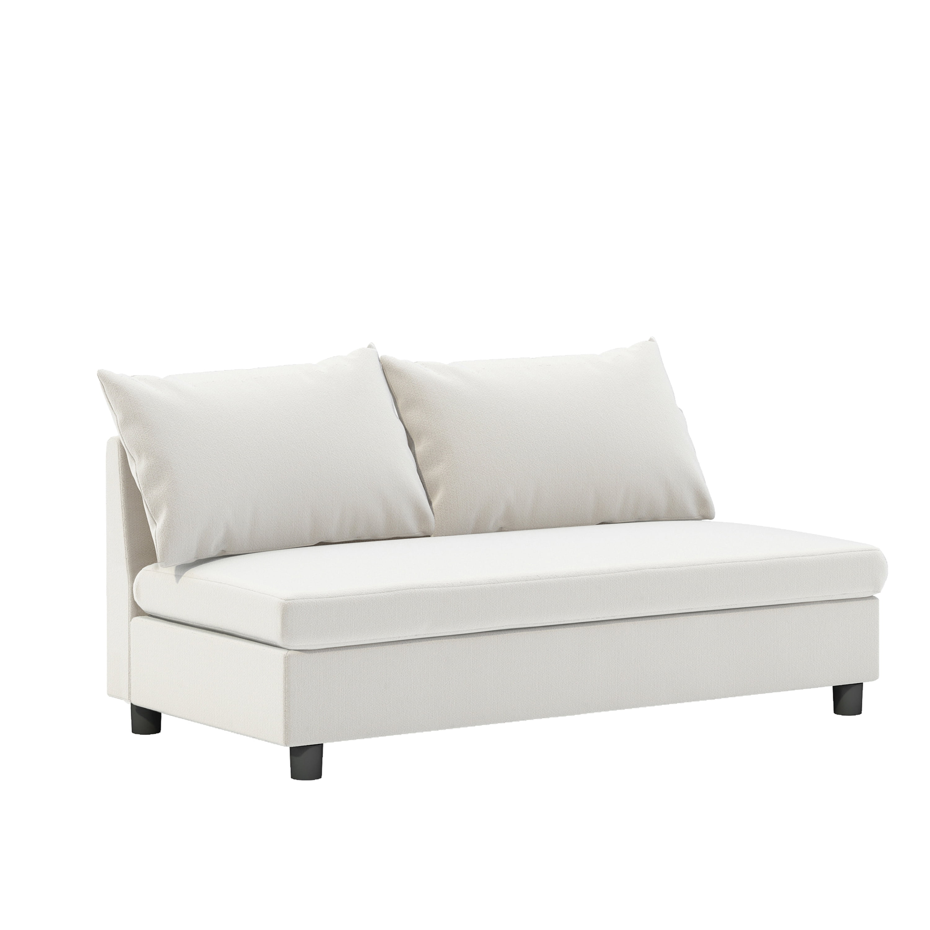 Sectional Sofas Loveseat Module for Modular Sectional Sofa,Chenille ...