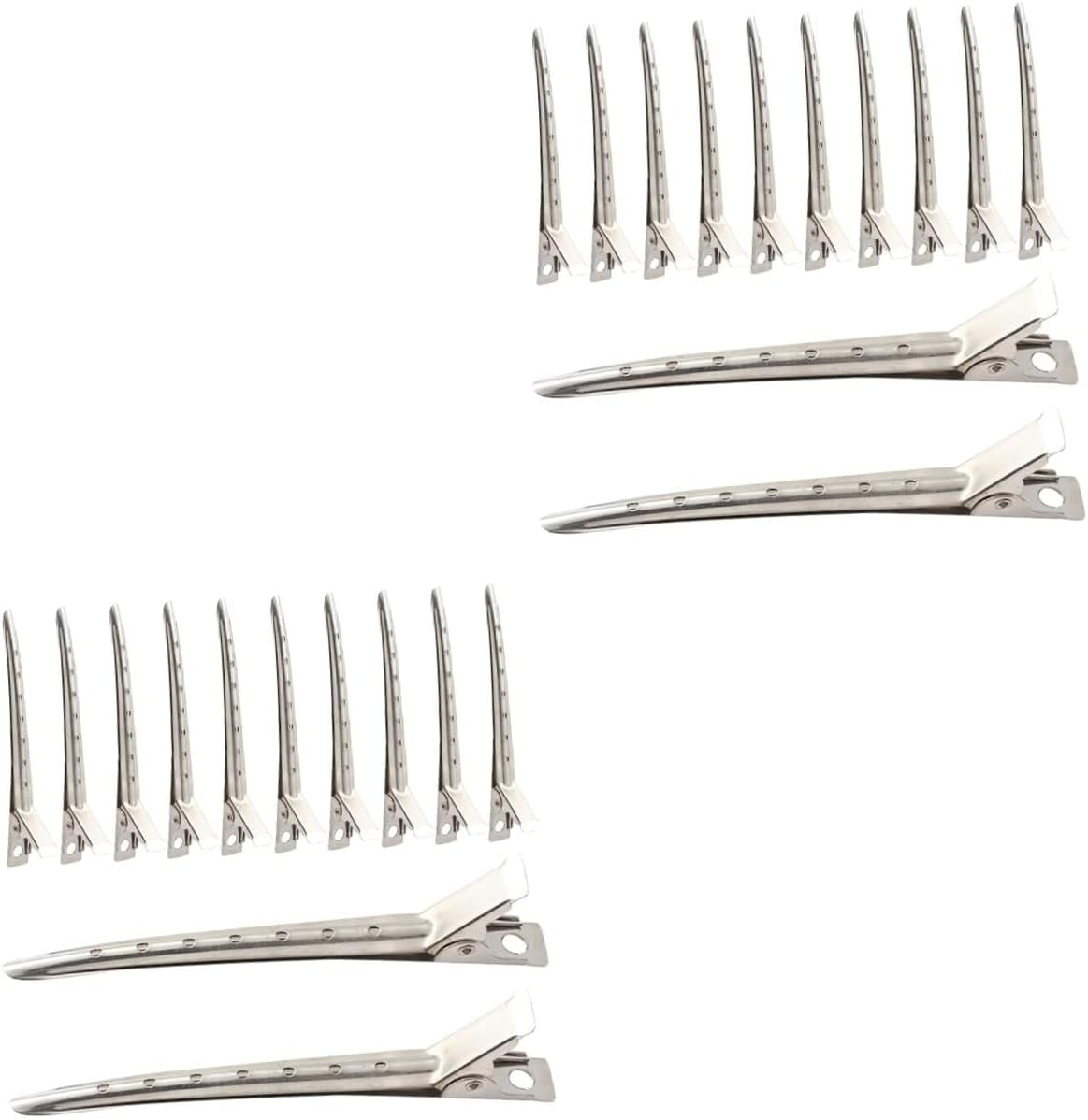 Sectioning Hair Clips 24 pcs Hair Sectioning Professional Clips Haircut ...