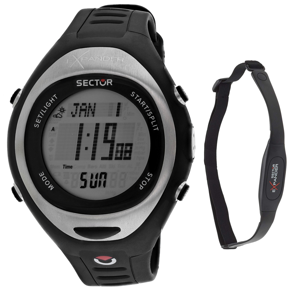 Sector Men's Expander Black Dial Watch - 3251174115 - Walmart.com