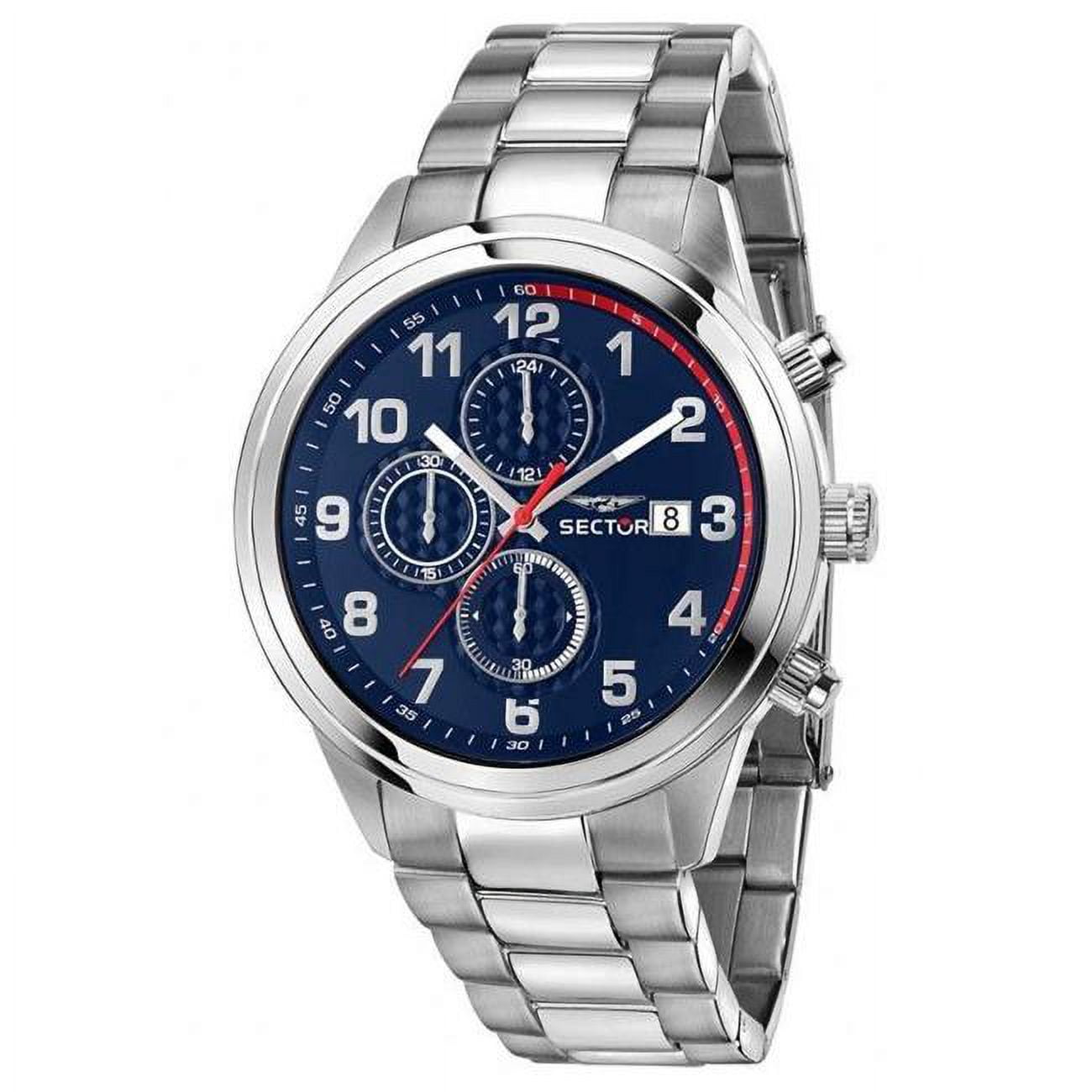 Sector R3273740003- 670 Chronograph Stainless Steel Blue Dial Quartz ...