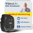SecuLife Senior Fall Detection Wristband - GPS Medical Alert & 24/7 SOS ...