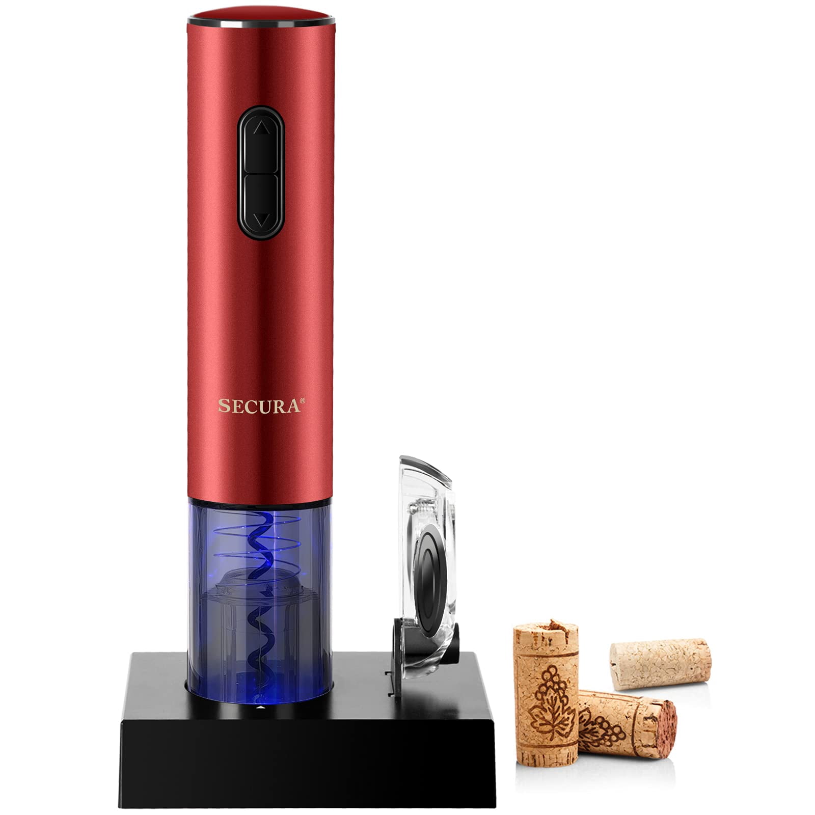 Secura Electric Wine Opener, Automatic Electric Wine Bottle Corkscrew ...