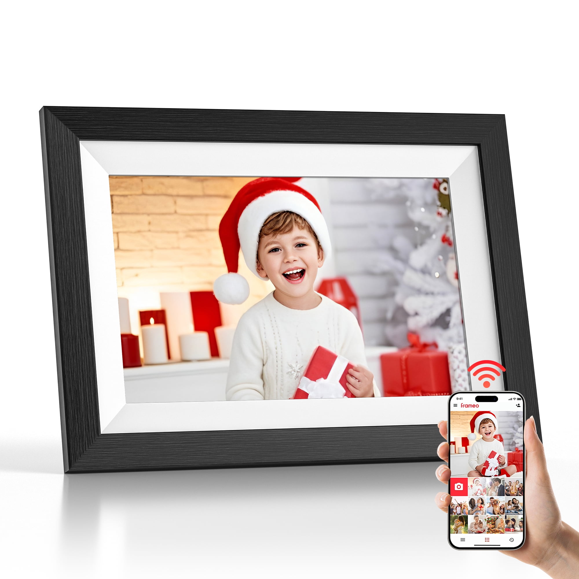 Secura Frameo 10.1 inch Digital Picture Frame with 32GB Storage, Touch ...