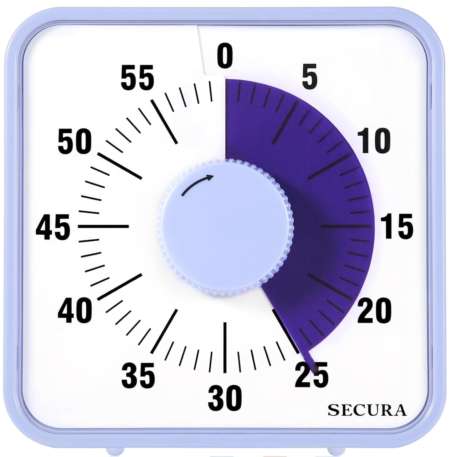 Secura Mechanical Timers, 7.5 Inches Visual Countdown Timer - Walmart.com