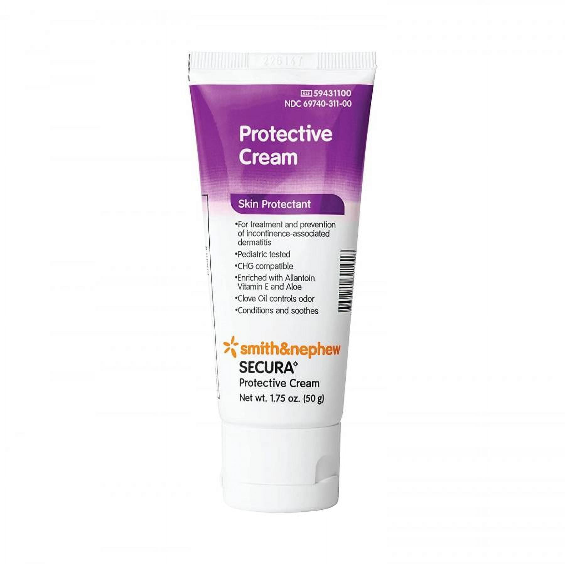 Secura Skin Protectant Cream, 1.75 ounce Flip-top Tube, Scented, 1 ...