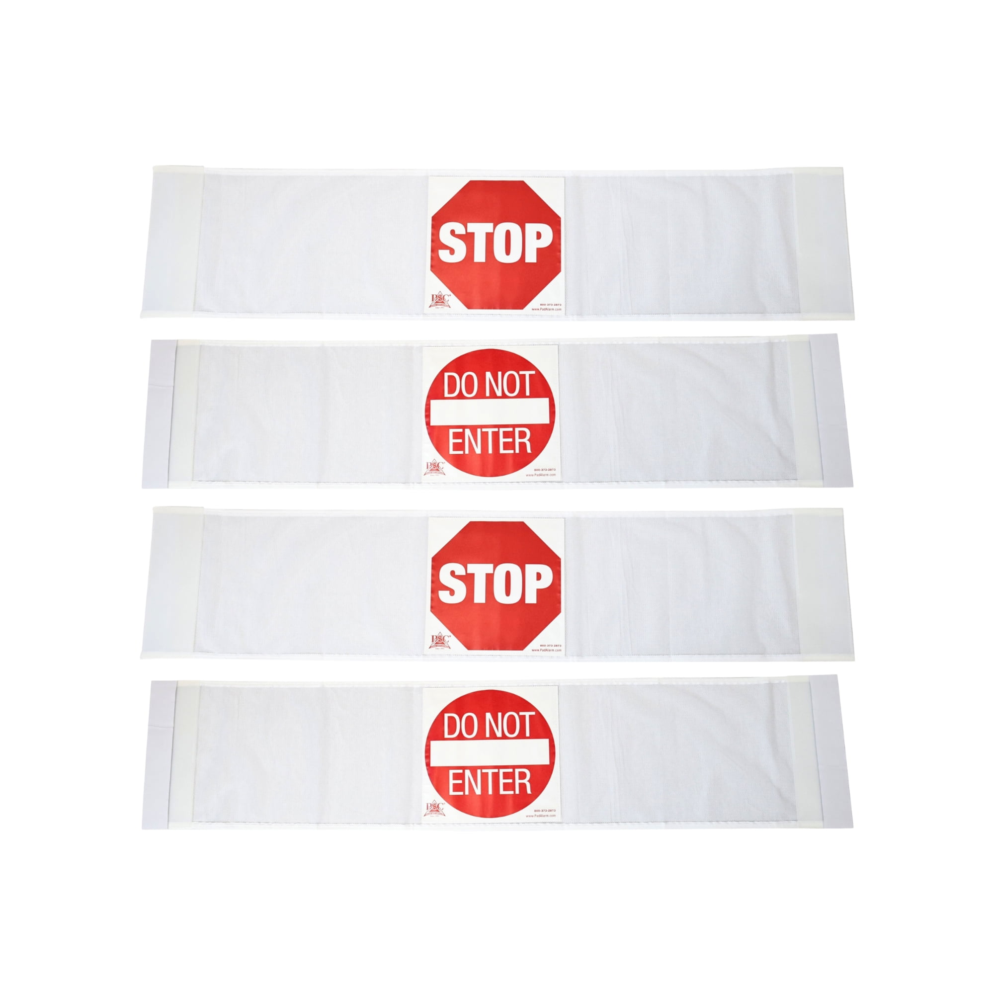 Secure (2 Pack) Door Guard Safety Banner, 50" Width - Combination Stop ...