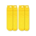 Secure (2 Pairs) Ultra Soft Non-Slip Grip Slipper Socks, Yellow - Fall ...