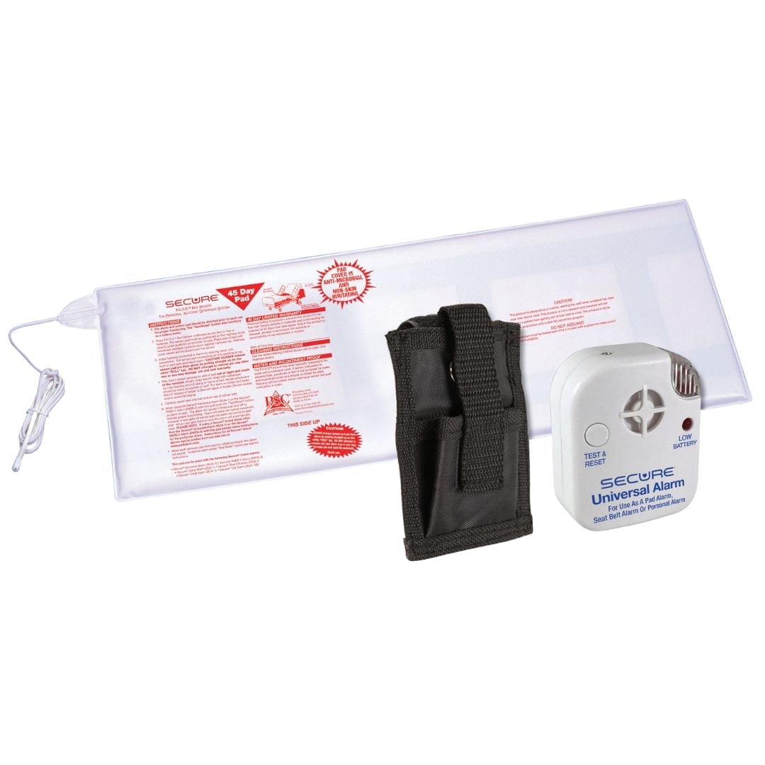 "Secure Bed Exit Alarm for Seniors - 12"" x 30"" Sensor Pad, 80 dB ...