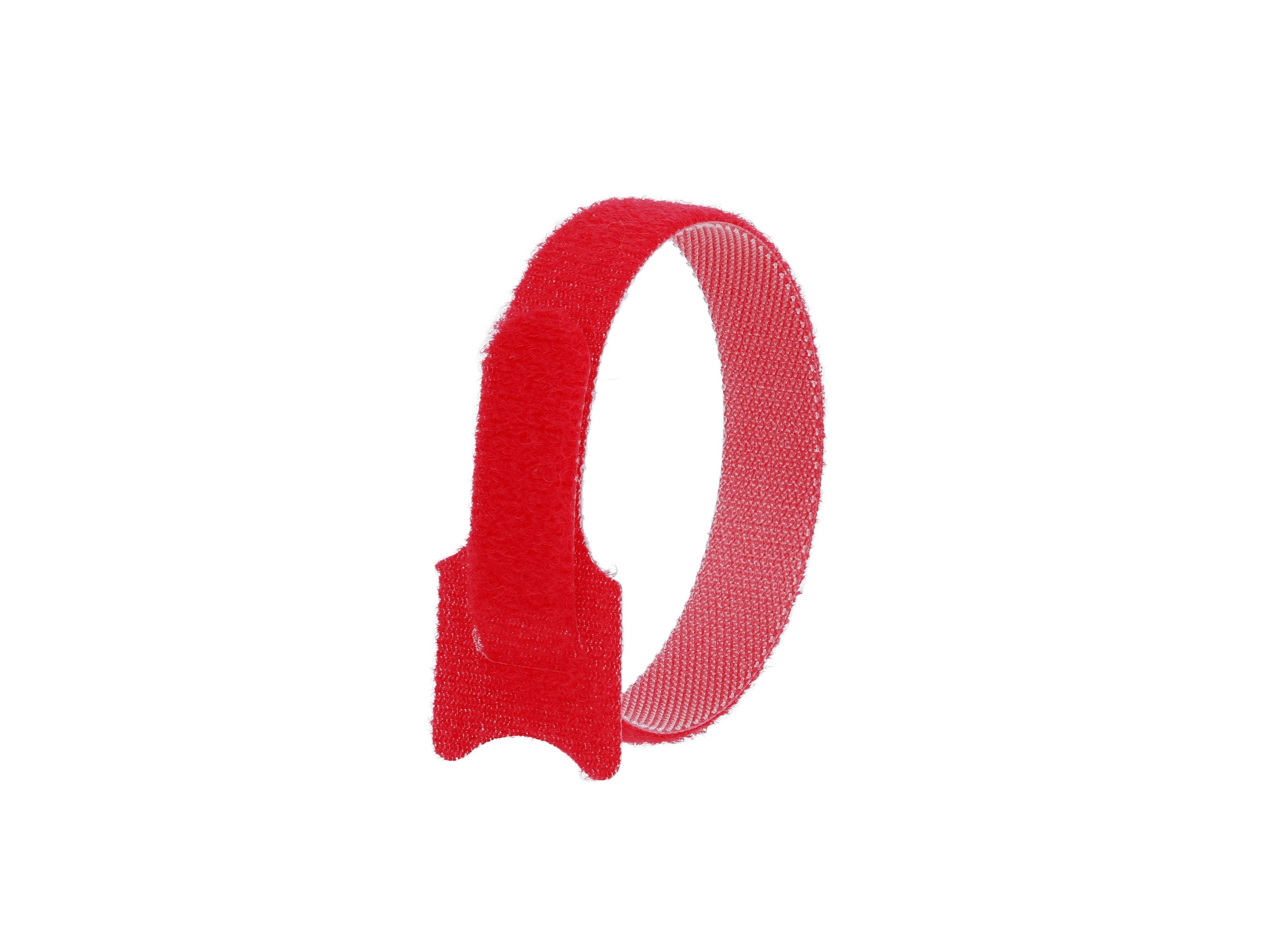Secure Cable Ties 8 Inch Red Hook and Loop Tie Wrap - 50 Pack - Walmart.com